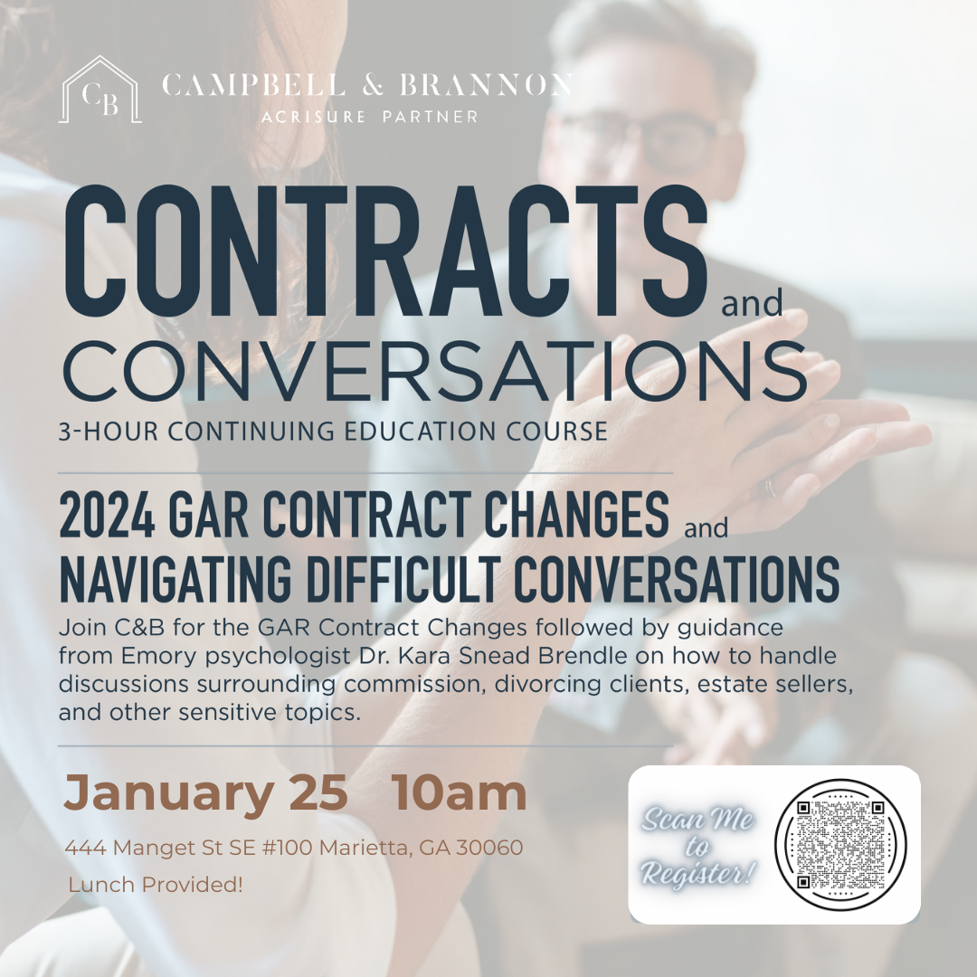Contracts & Conversation - Cobb Association of REALTORS®