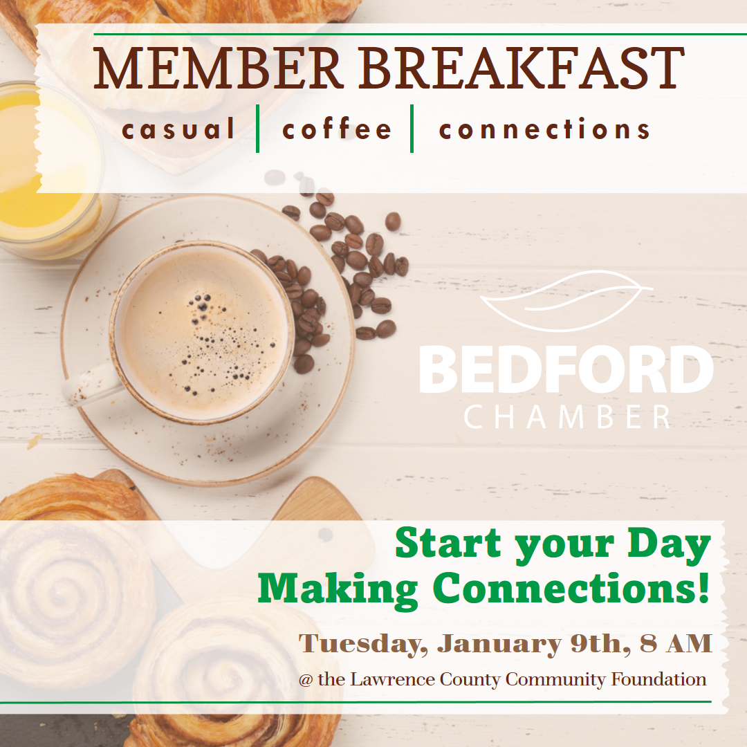 January Member Breakfast - Bedford Area Chamber of Commerce - IN