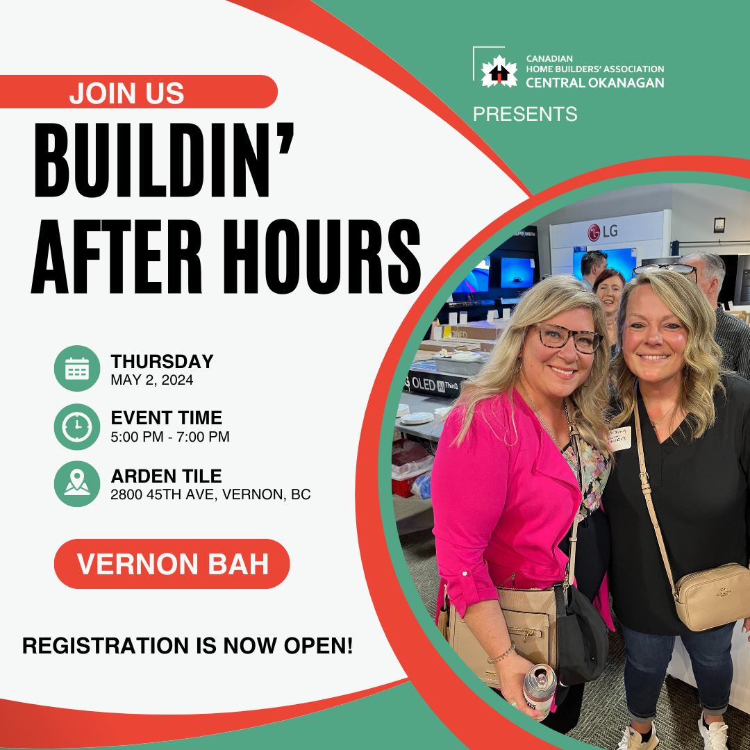 BUILDIN' AFTER HOURS @ ARDEN TILE - VERNON CHBA Central Okanagan Committees