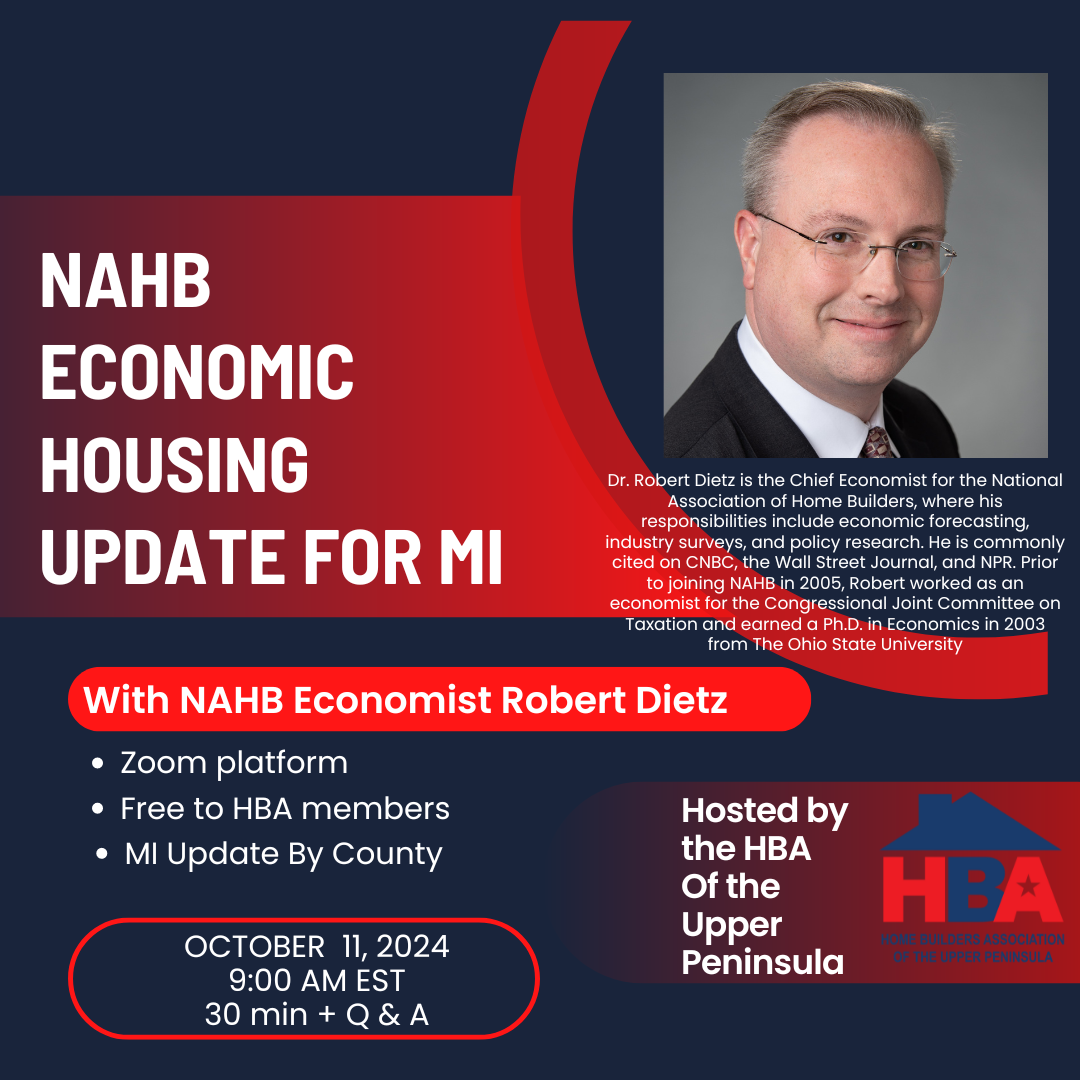 NAHB MI Economic Housing Update Zoom - Home Builders Association of ...