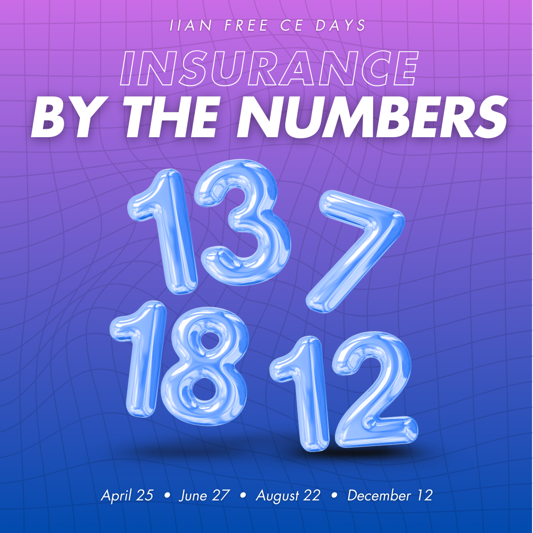 2025 Free CE - Insurance by the Numbers - The “Lucky” Thirteen Most ...