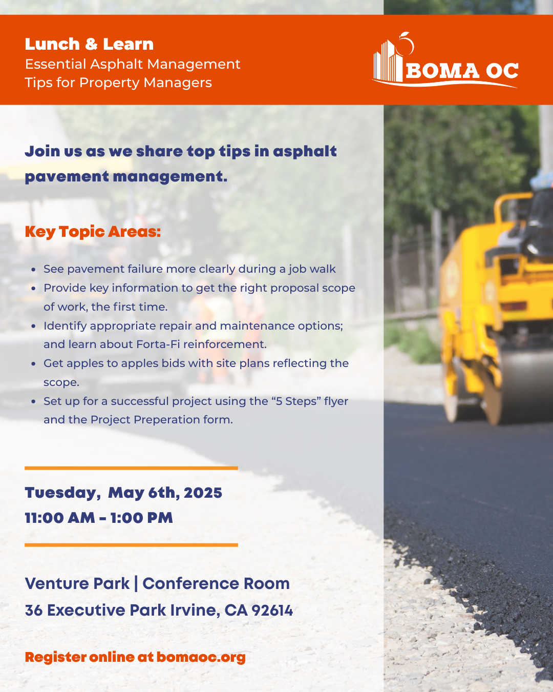 Lunch & Learn | Asphalt - Event Registration