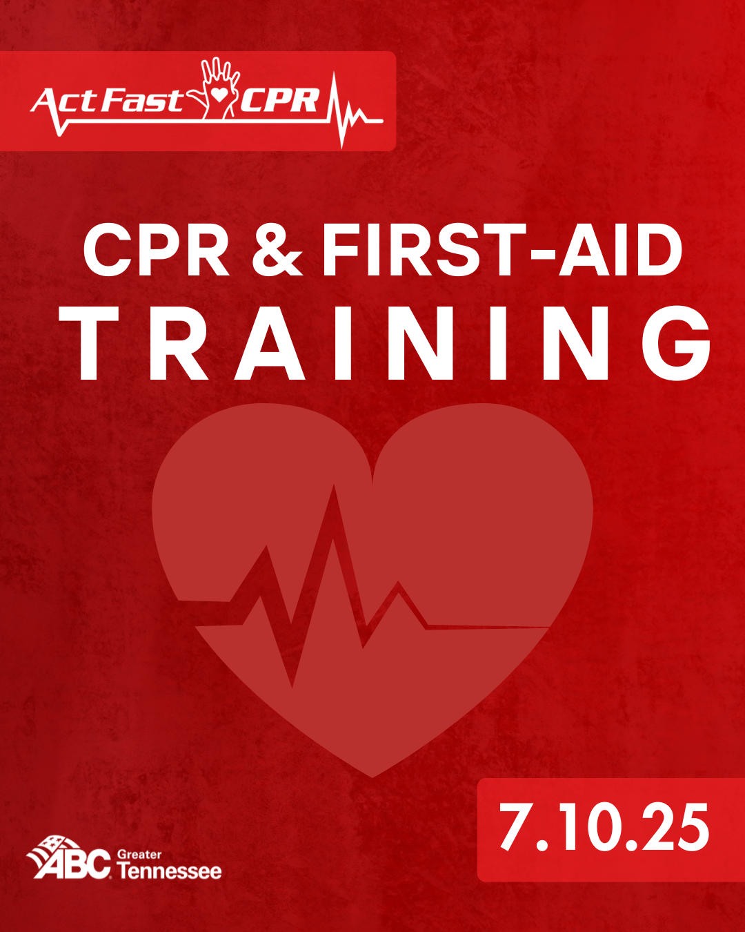 CPR & First Aid Training - ABC Greater Tennessee