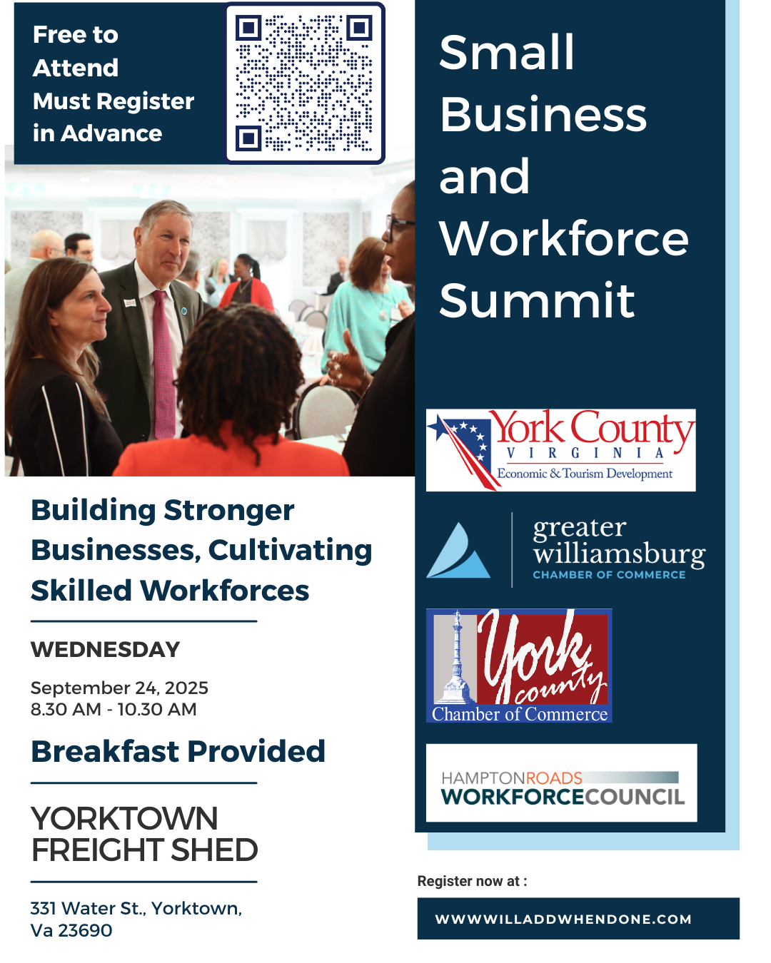 Small Business & Workforce Development Summit - Event Registration
