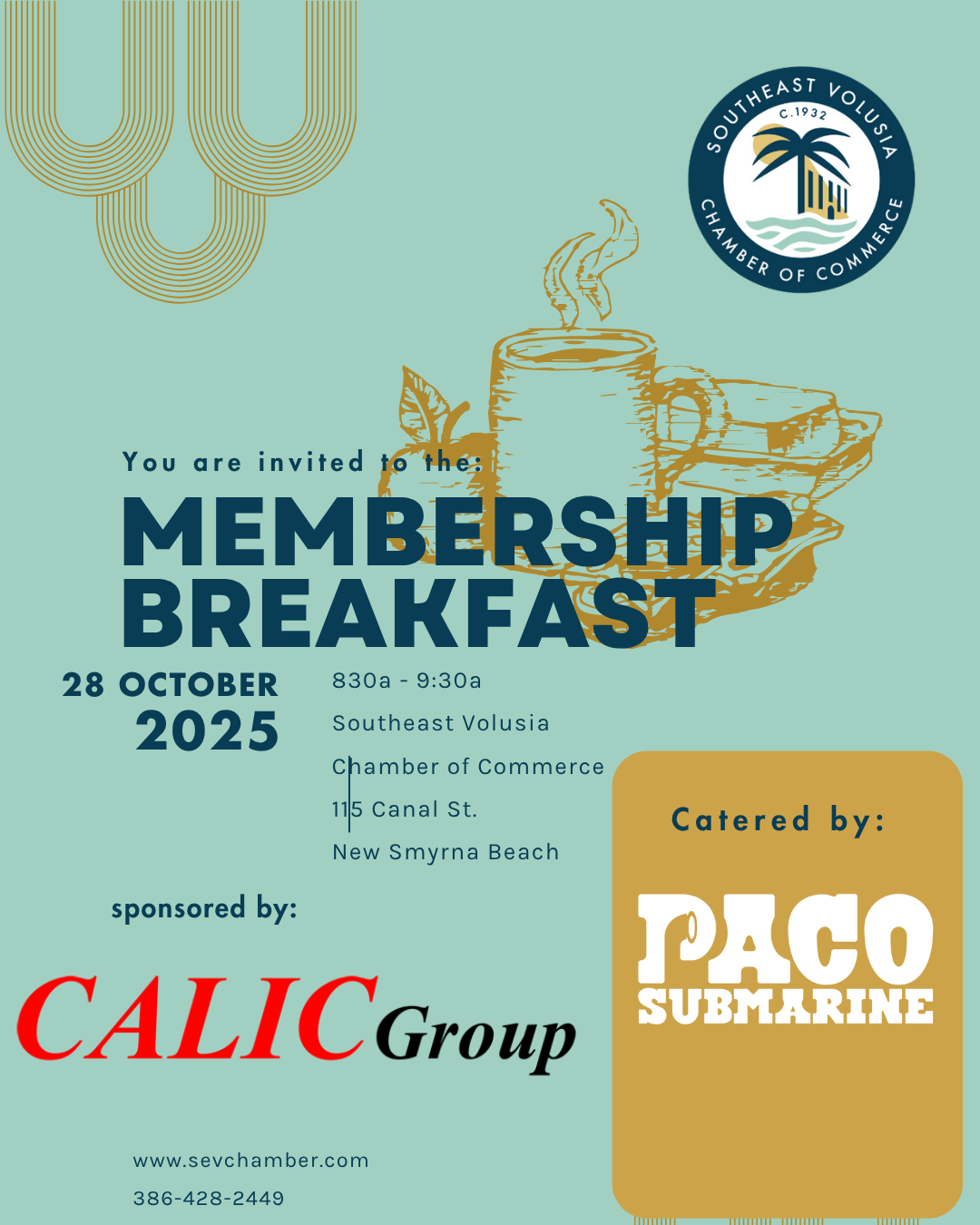Quarterly Membership Meeting- October 2025 - Southeast Volusia Chamber ...