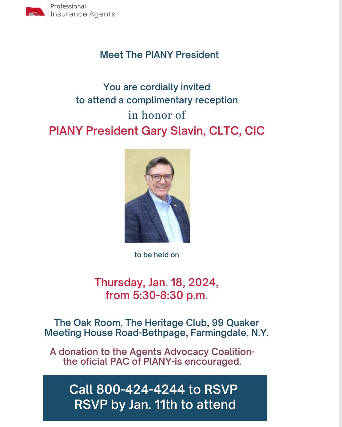 Meet PIANY President Gary Slavin - Massapequa Chamber of Commerce