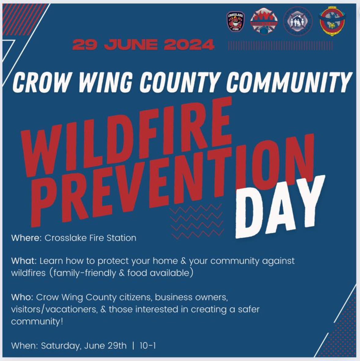 Crow Wing County Wildfire Prevention Day CM - Crosslake Minnesota