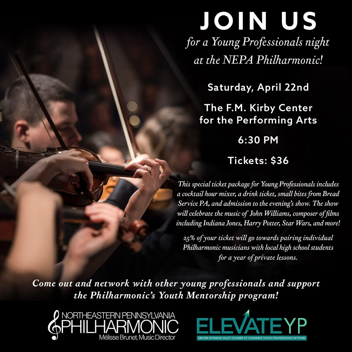 Young Professional Mixer at the NEPA Philharmonic: PNC Pops Movie Night ...