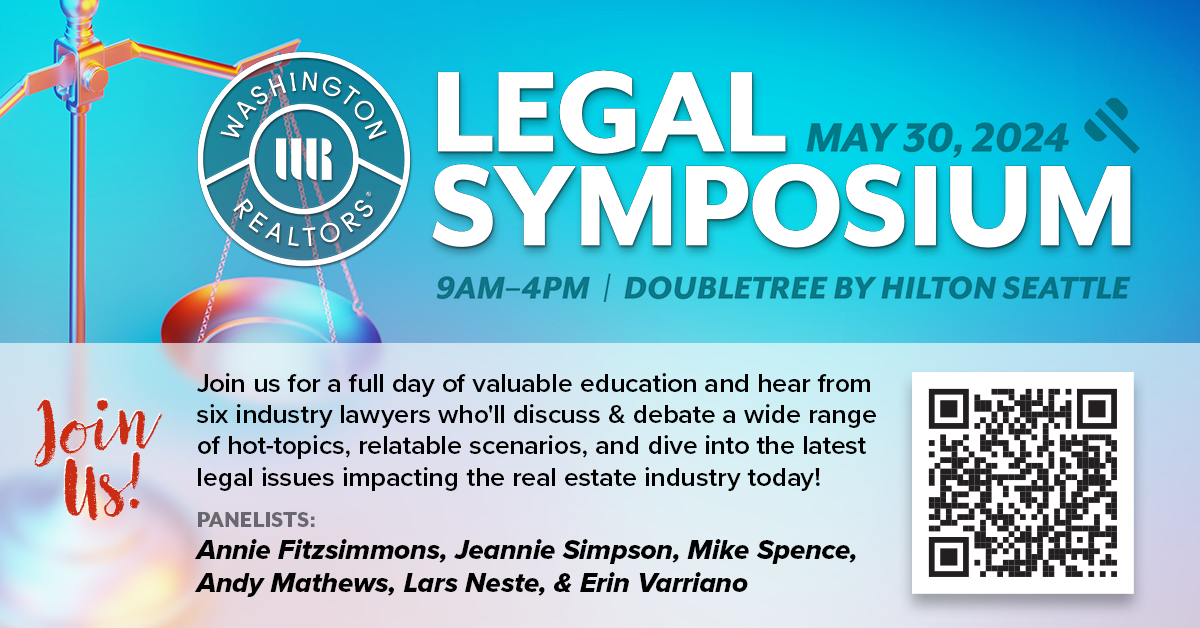 Washington REALTORS® 2024 Legal Symposium - default - Seattle King ...