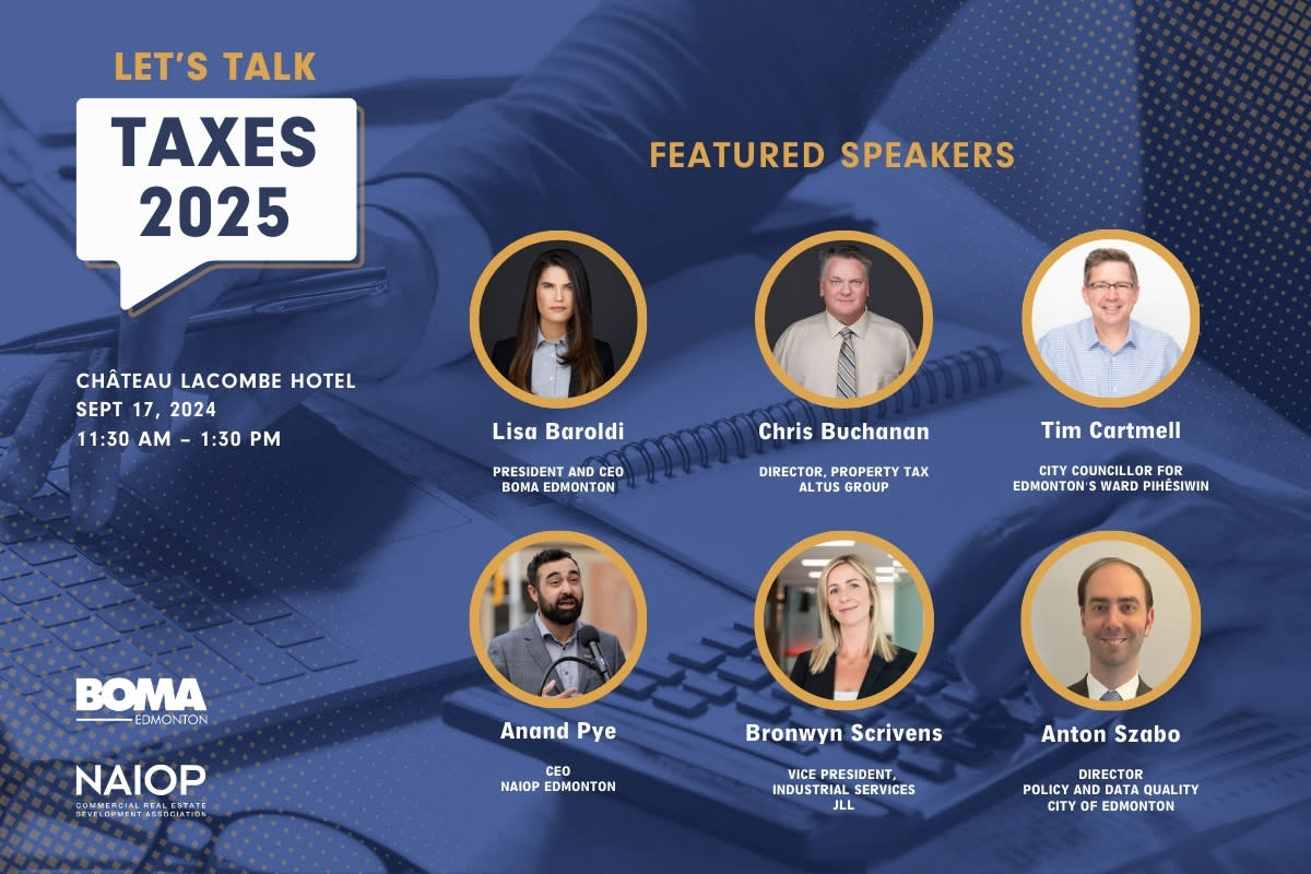 Luncheon - Let’s Talk Taxes 2025! - BOMA Edmonton Luncheon - Let’s Talk Taxes 2025! - BOMA Edmonton