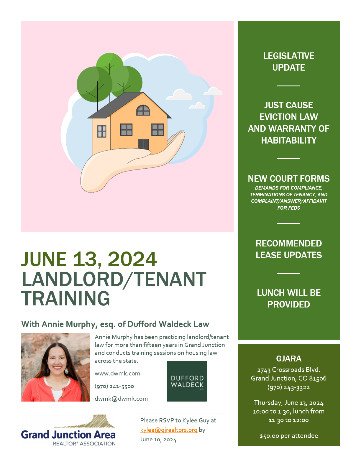 Landlord / Tenant Laws Update with Attorney Annie Murphy - default ...