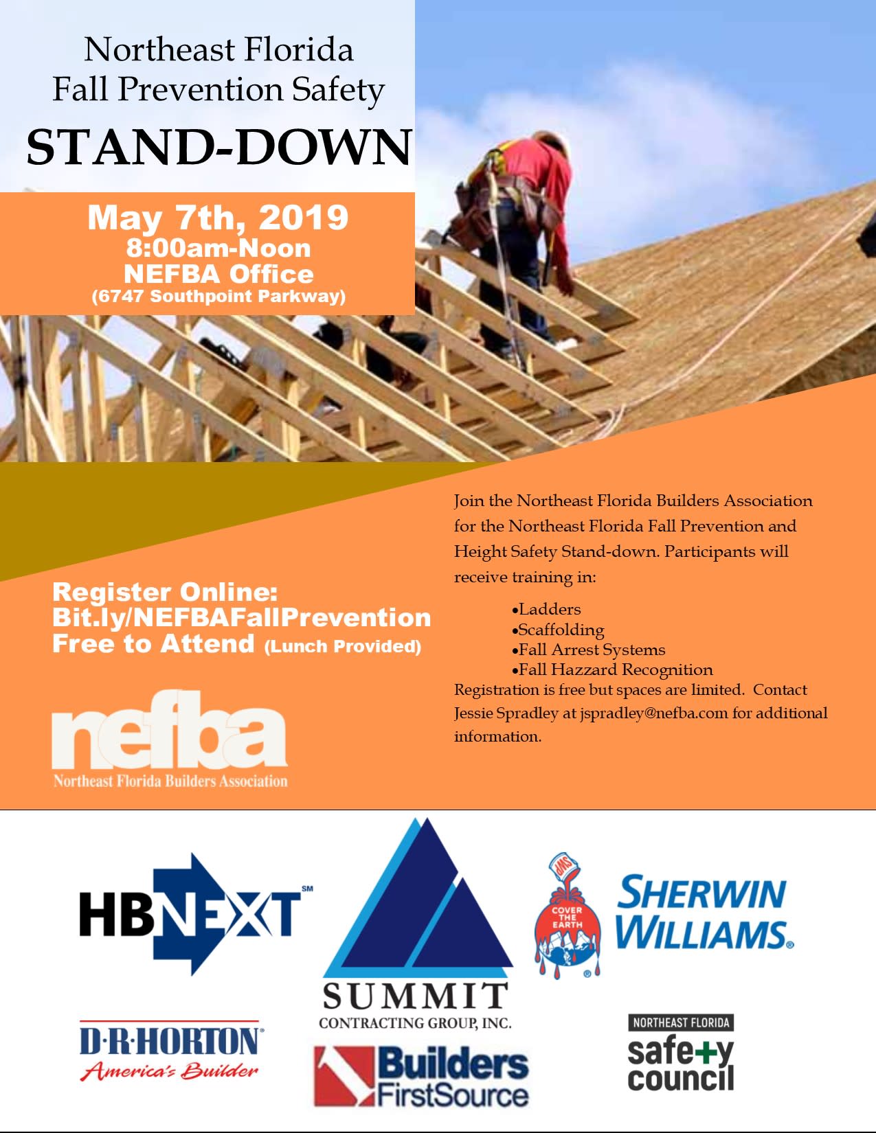 Northeast Florida Fall Prevention Safety Stand-Down - NEFBA