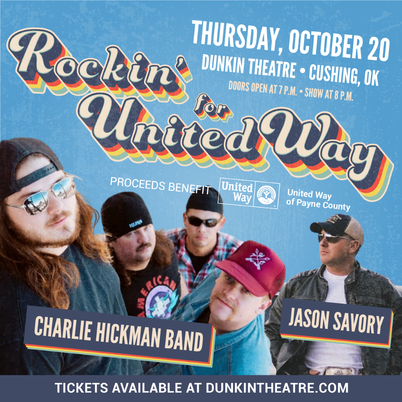 Rockin' the United Way at The Dunkin Theatre - Cushing Chamber of Commerce