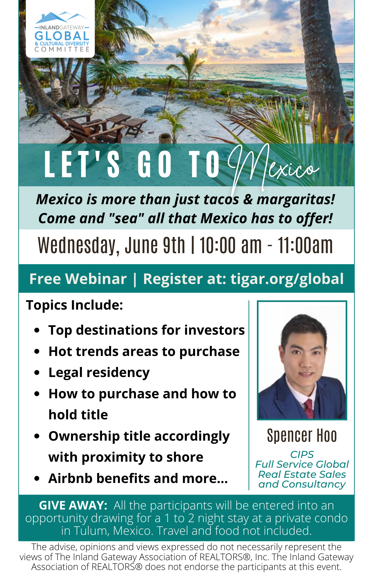 Let's Go to Mexico! - The Inland Gateway Association of REALTORS®
