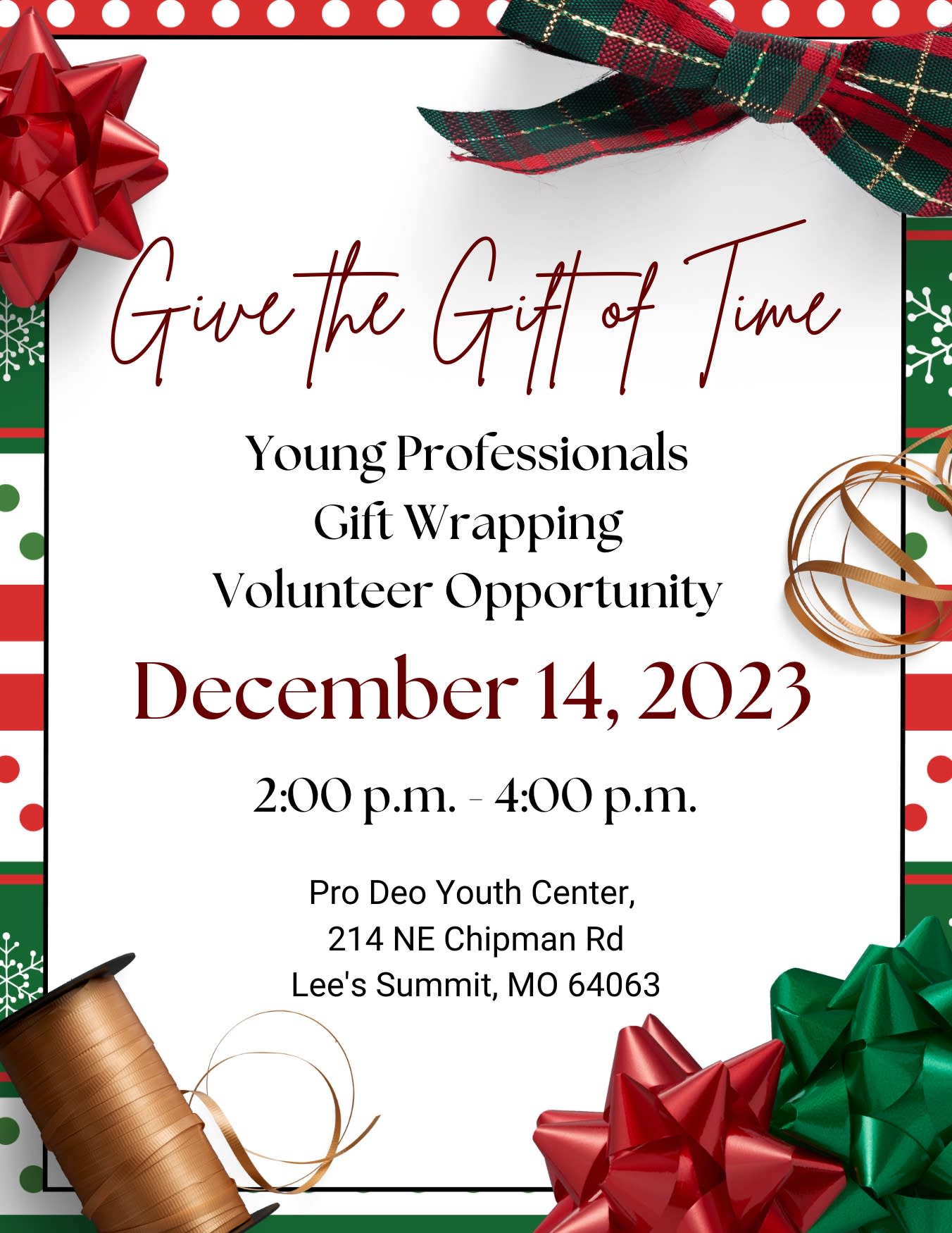Young Professionals Wrap Party with Pro Deo - Event Registration