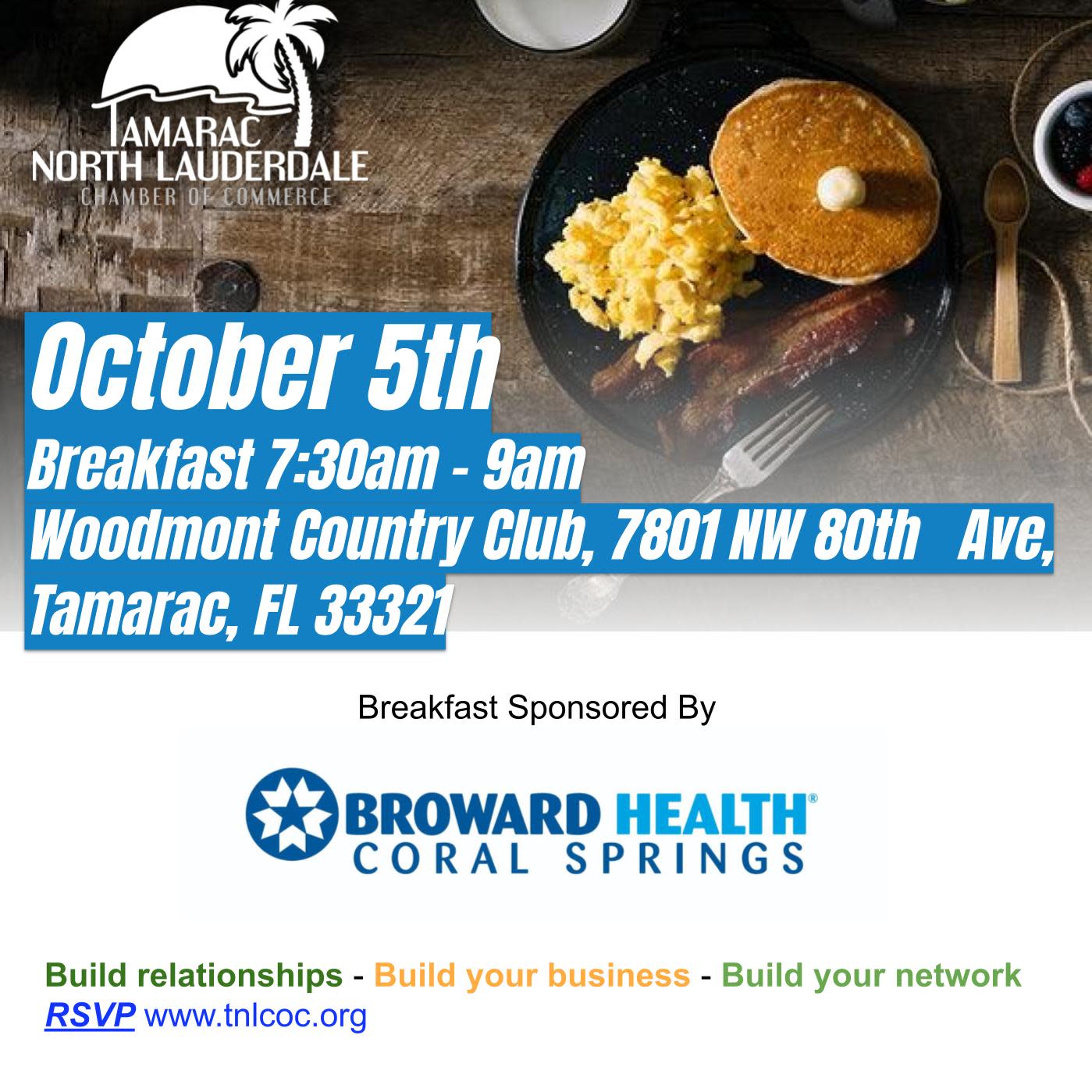 October Breakfast – Tamarac North Lauderdale Chamber of Commerce