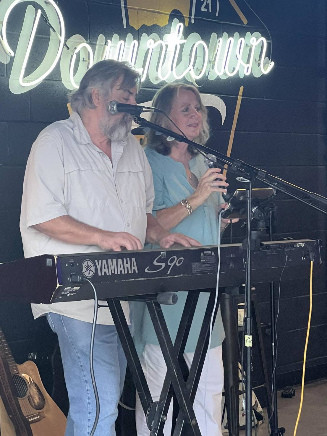 Mark and Brenda Ramsey at Downtown Beer Hall - Marble Falls / Highland ...