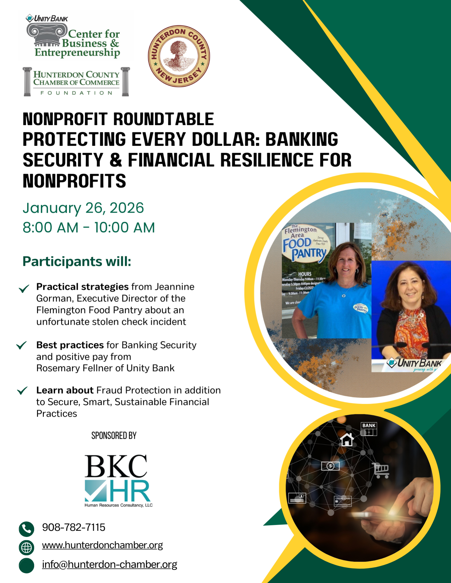 VIRTUAL ONLY Nonprofit Roundtable - Protecting Every Dollar: Banking ...