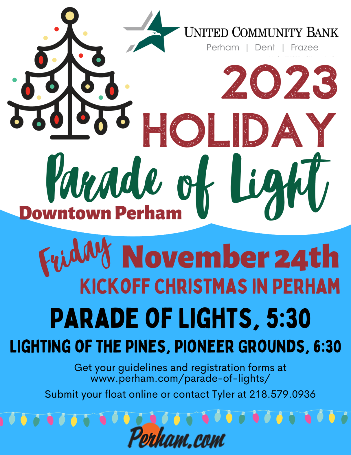 Parade of Lights Event Calendar - Perham Area Chamber of Commerce