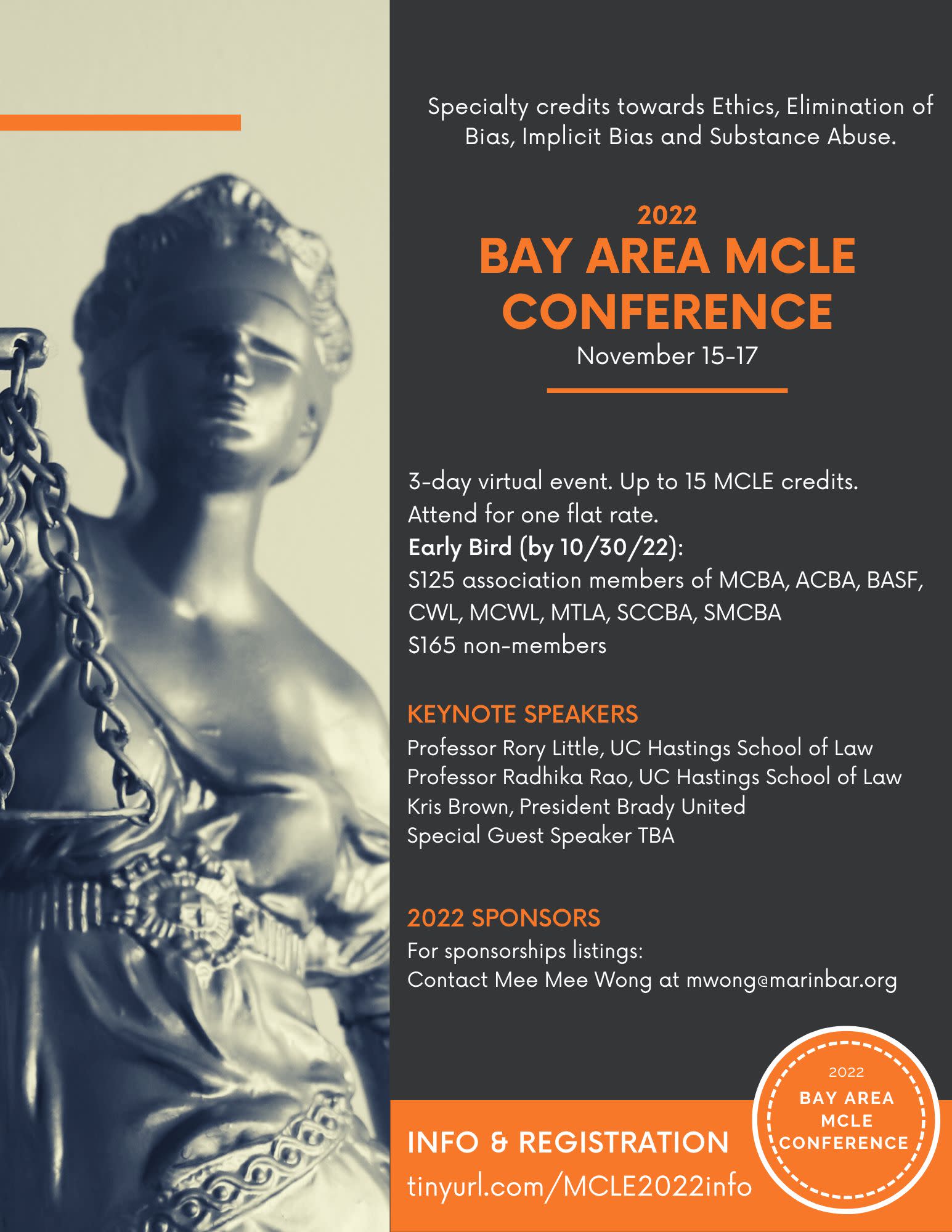 2022 BAY AREA MCLE CONFERENCE - Santa Clara County Bar Association