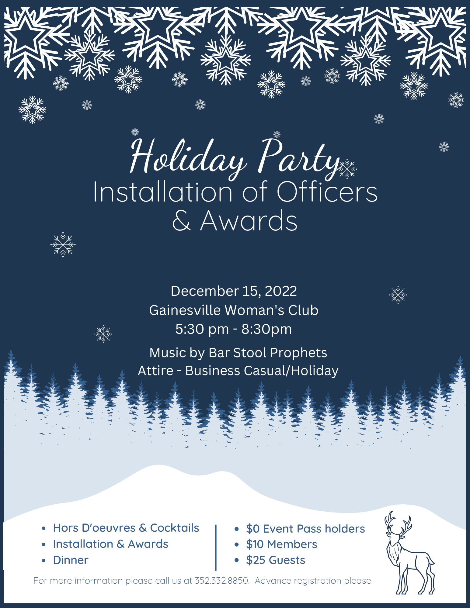 Holiday Party, Installation of Officers & Awards 12.15.22 - Event ...