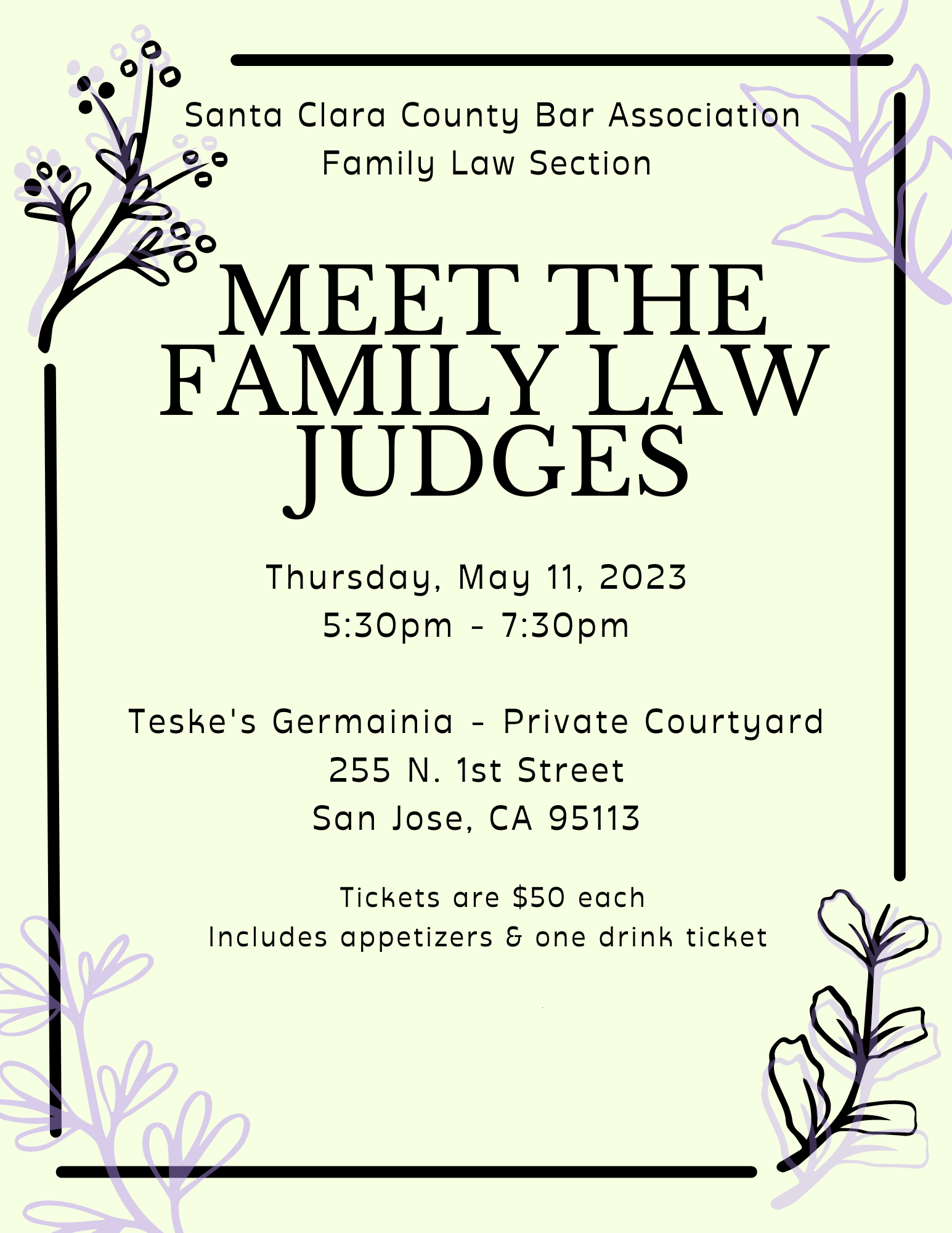 Meet the Family Law Judges - Santa Clara County Bar Association Meet the Family Law Judges - Santa Clara County Bar Association