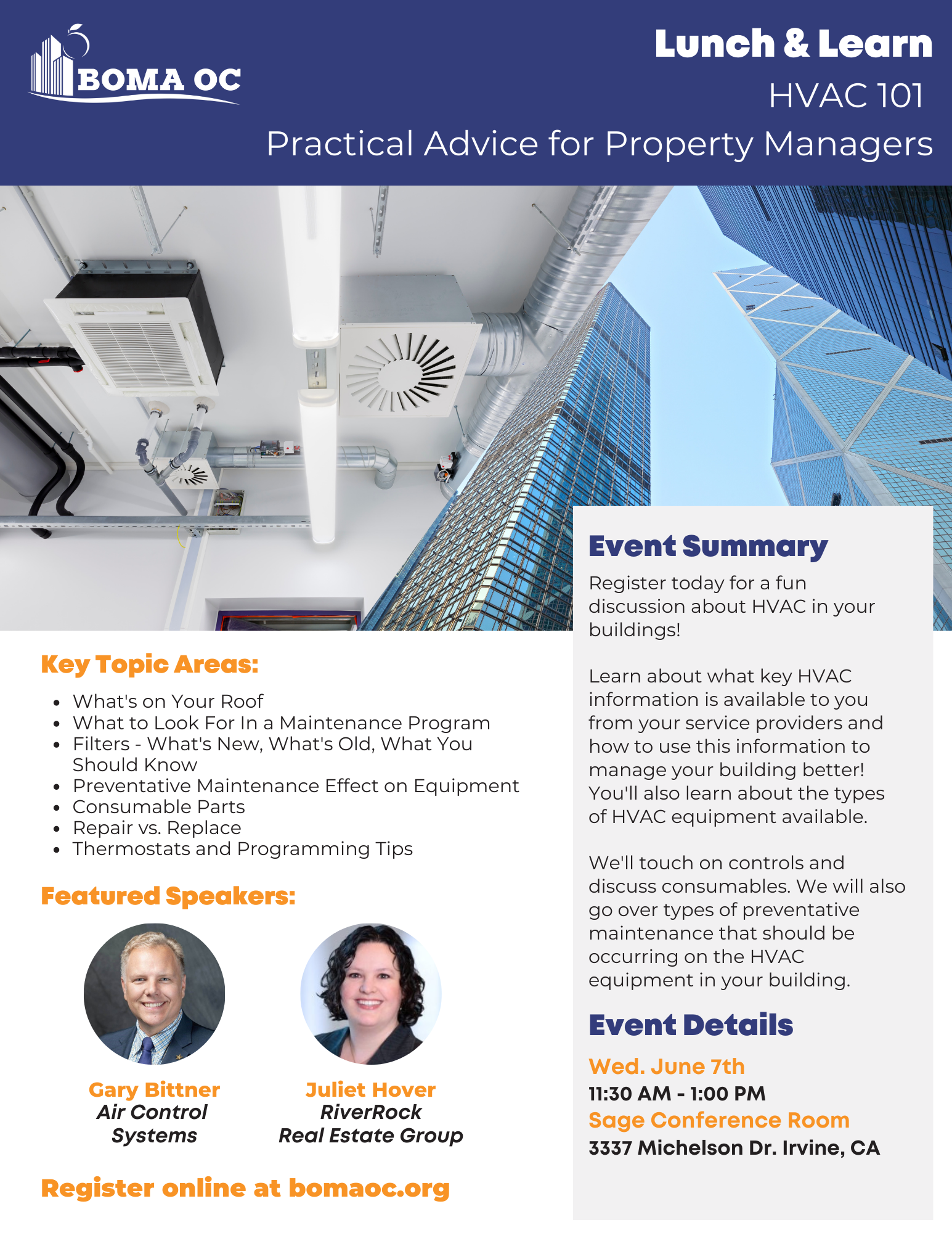 Lunch & Learn: HVAC 101 - Practical Advice for Property Managers – BOMA ...