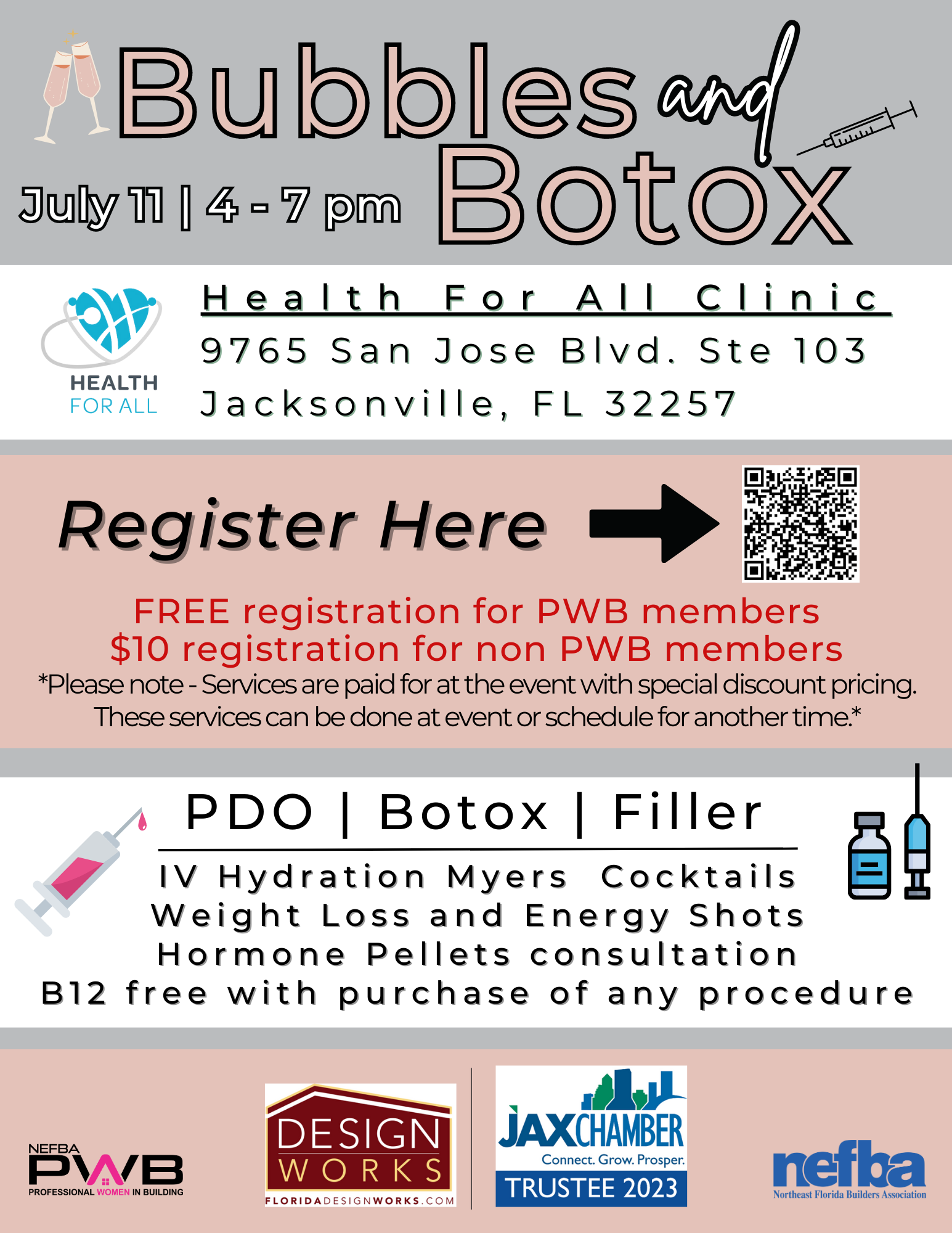 PWB Bubbles & Botox - NEFBA