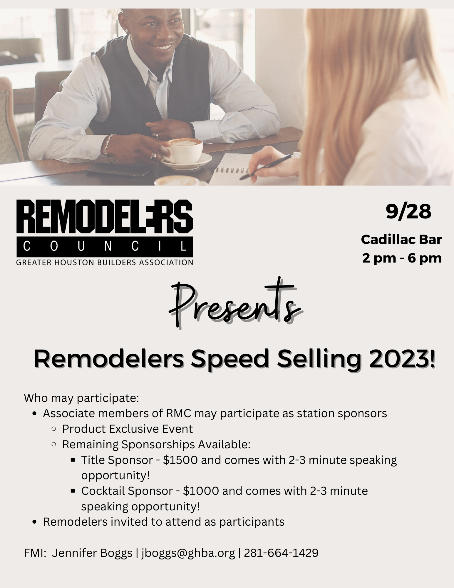 Remodelers Speed Selling 2023 GZ : Ads 2 | GHBA