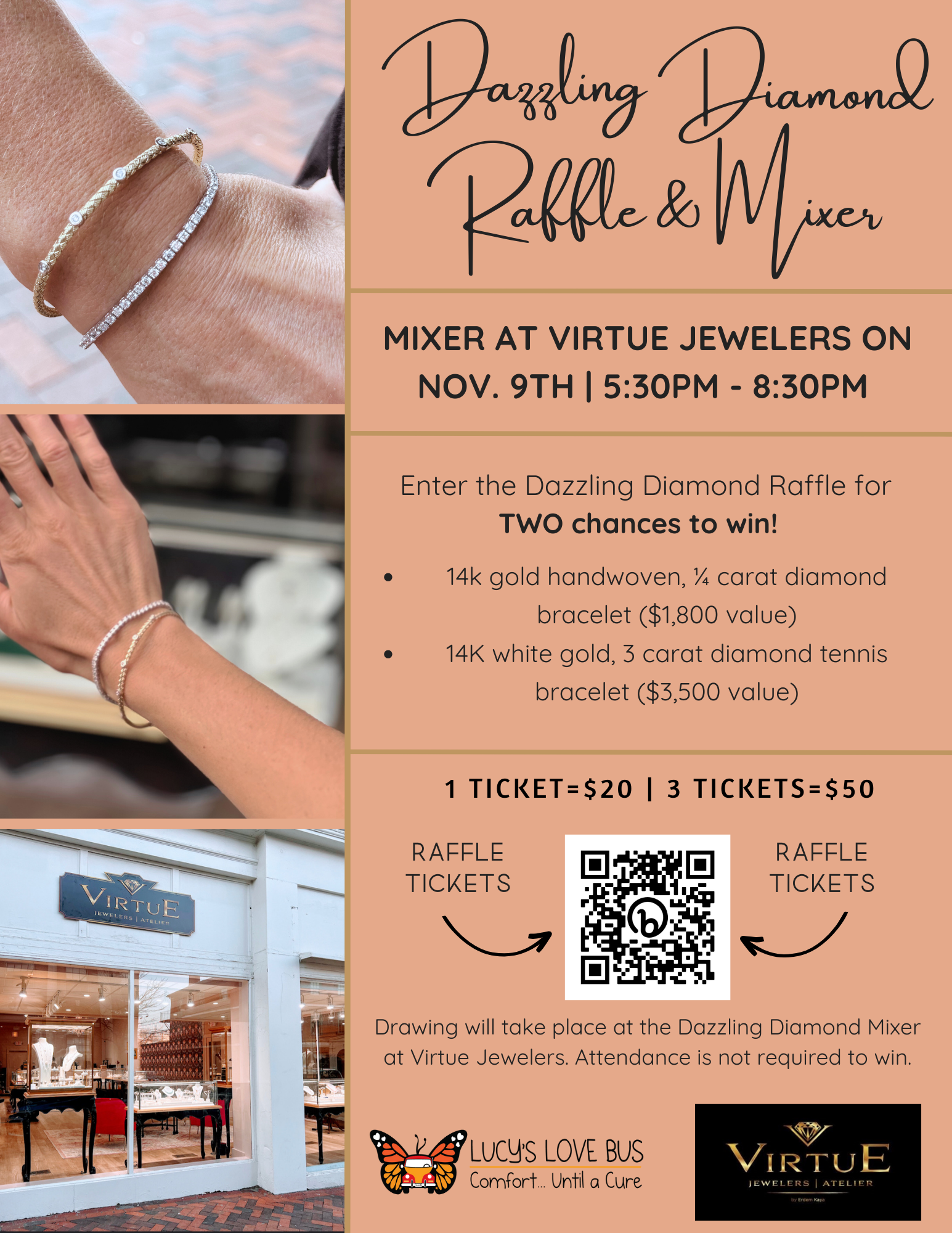 Lucy's Love Bus Dazzling Diamond Raffle & Mixer - Our mission is to ...