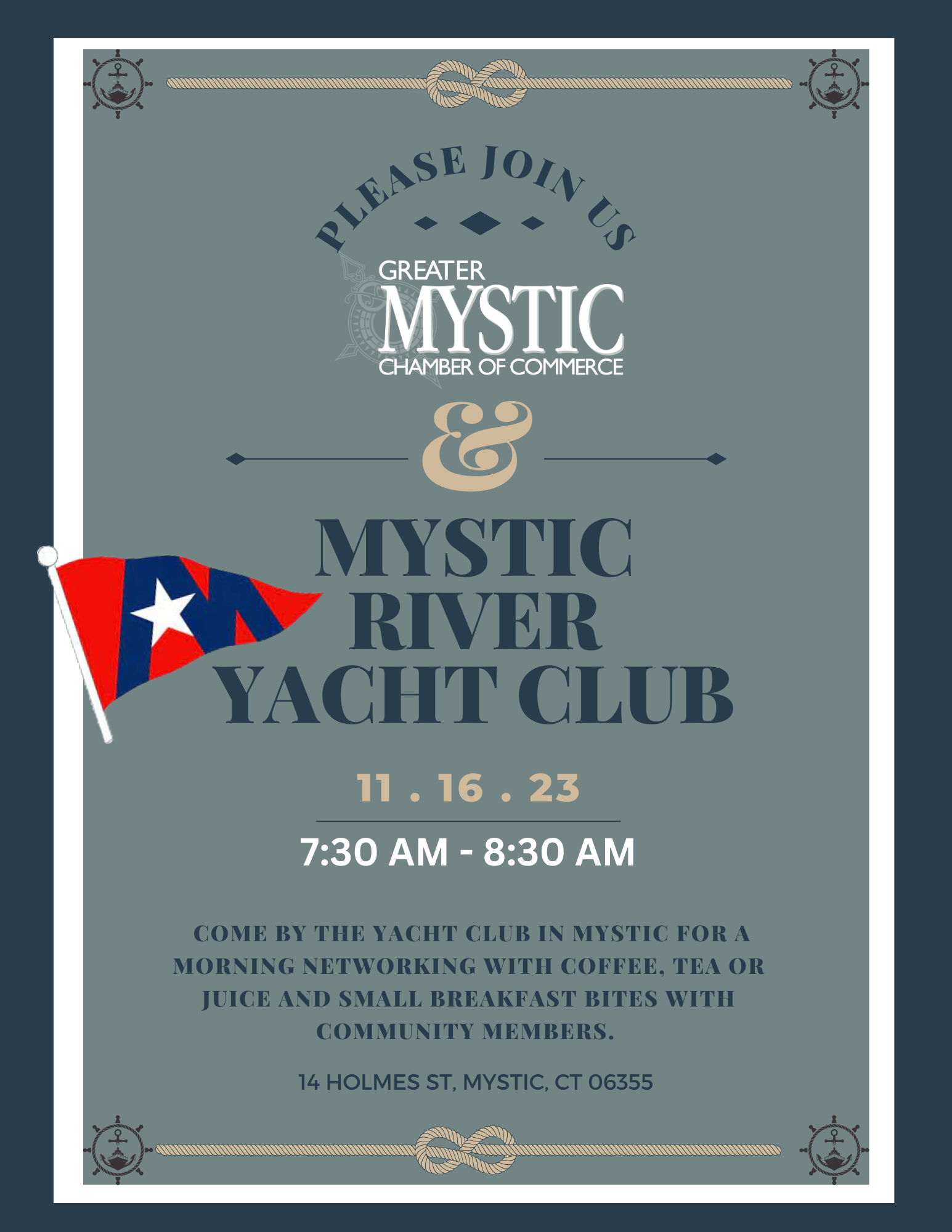 Mystic River Yacht Club Business Before Hours - Greater Mystic Chamber ...