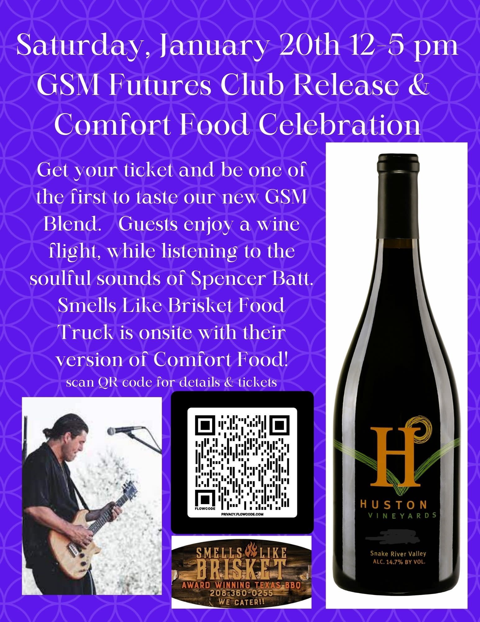 Huston Vineyard's GSM Blend Release Party - events calendar - Nampa ...