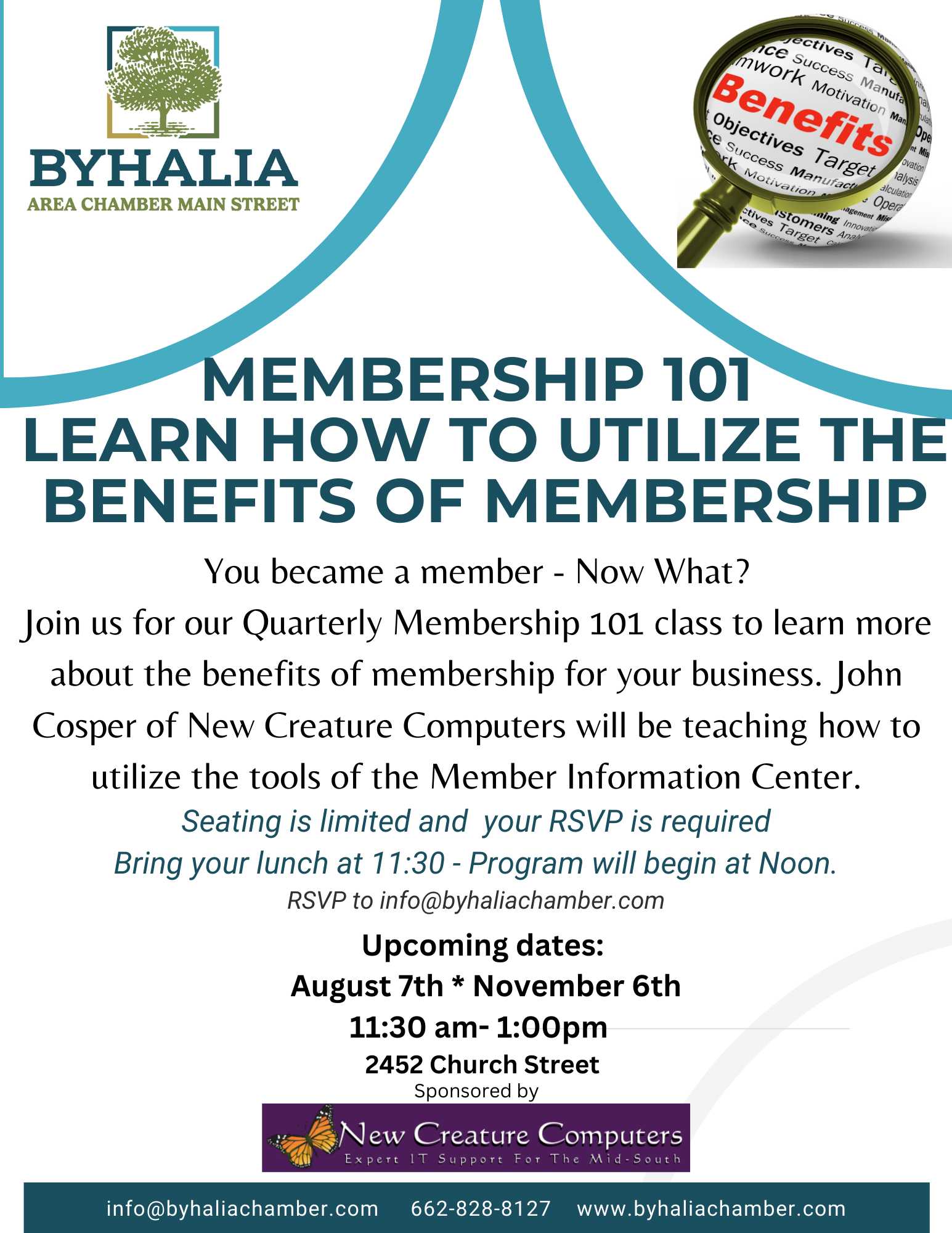 Membership 101- November - Byhalia Area Chamber of Commerce