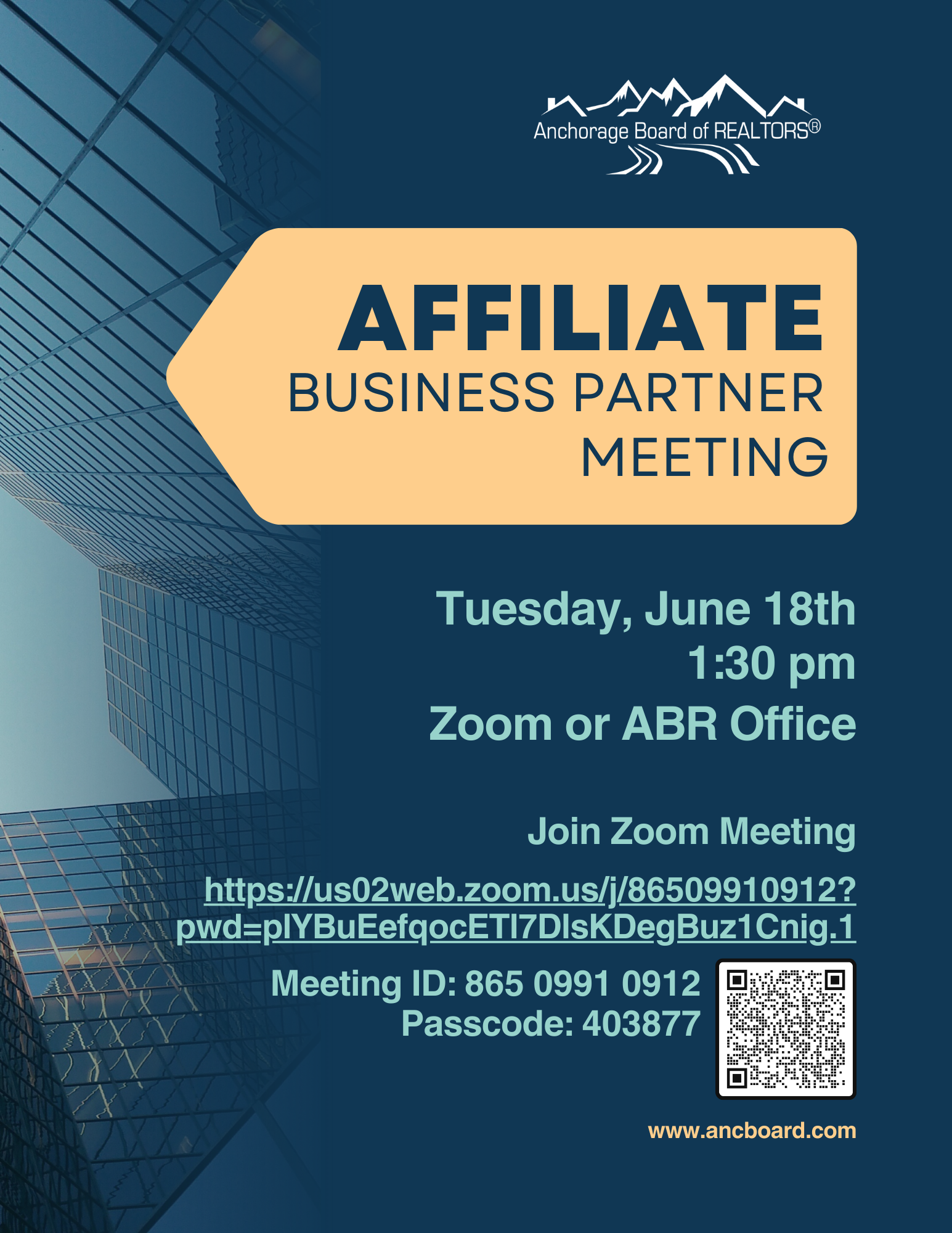 ABR Affiliate Business Partner Meeting - Anchorage Board of REALTORS®