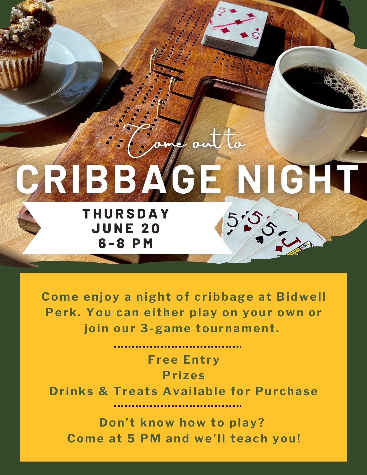 Cribbage Night at Bidwell Perk - Chico Chamber of Commerce