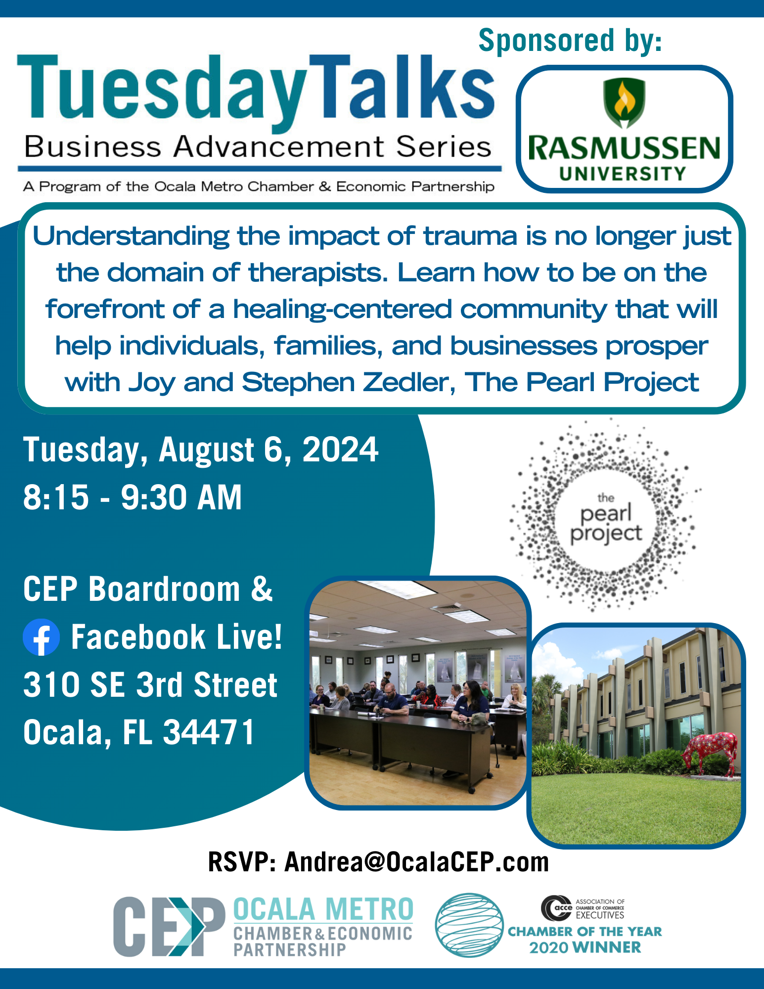 Tuesday Talks - August 2024 | Ocala CEP