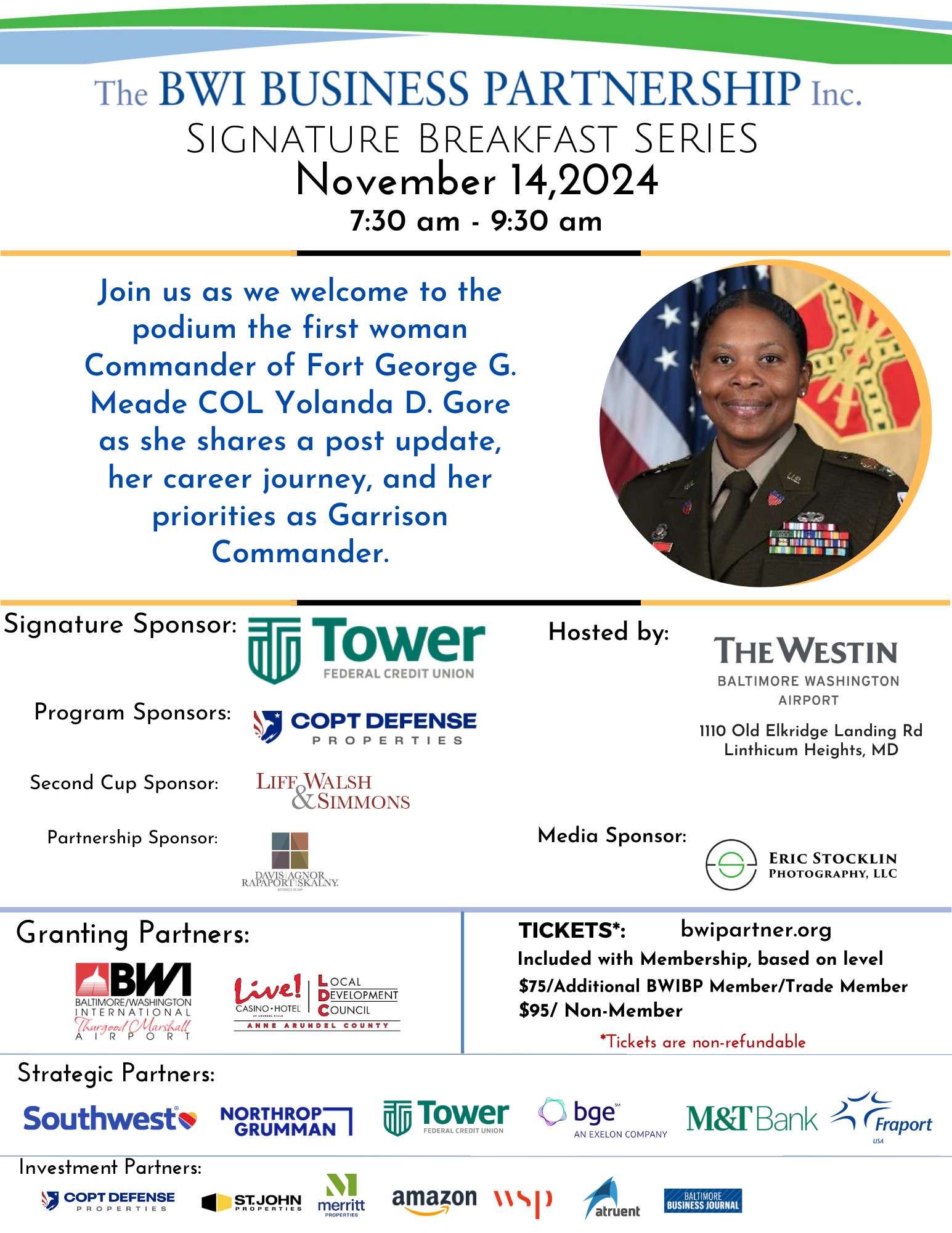 Signature Breakfast Series - Keynote speaker COL Yolanda Gore - Event ...