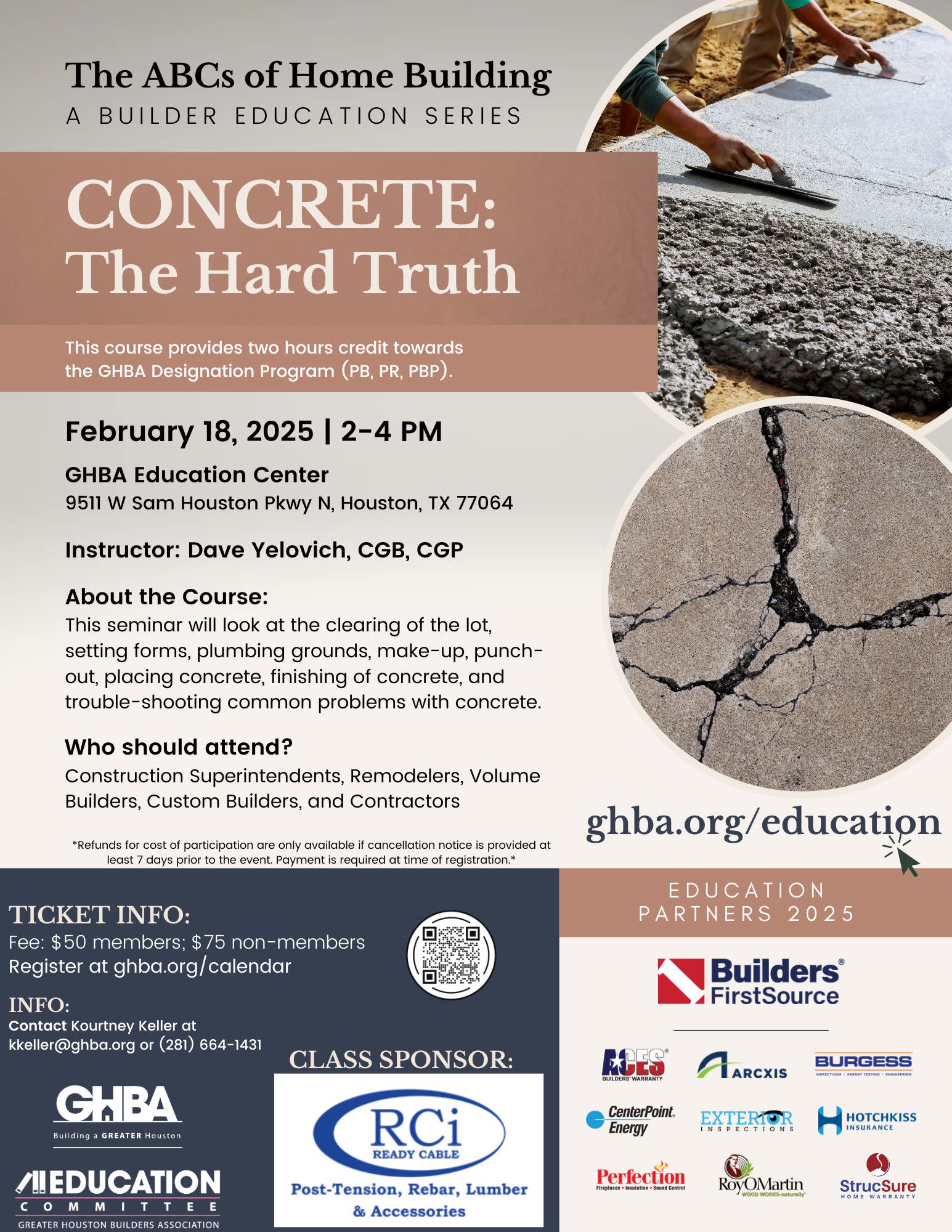 Concrete Seminar - The Hard Truth (ABC's of Home Building Series) GZ ...