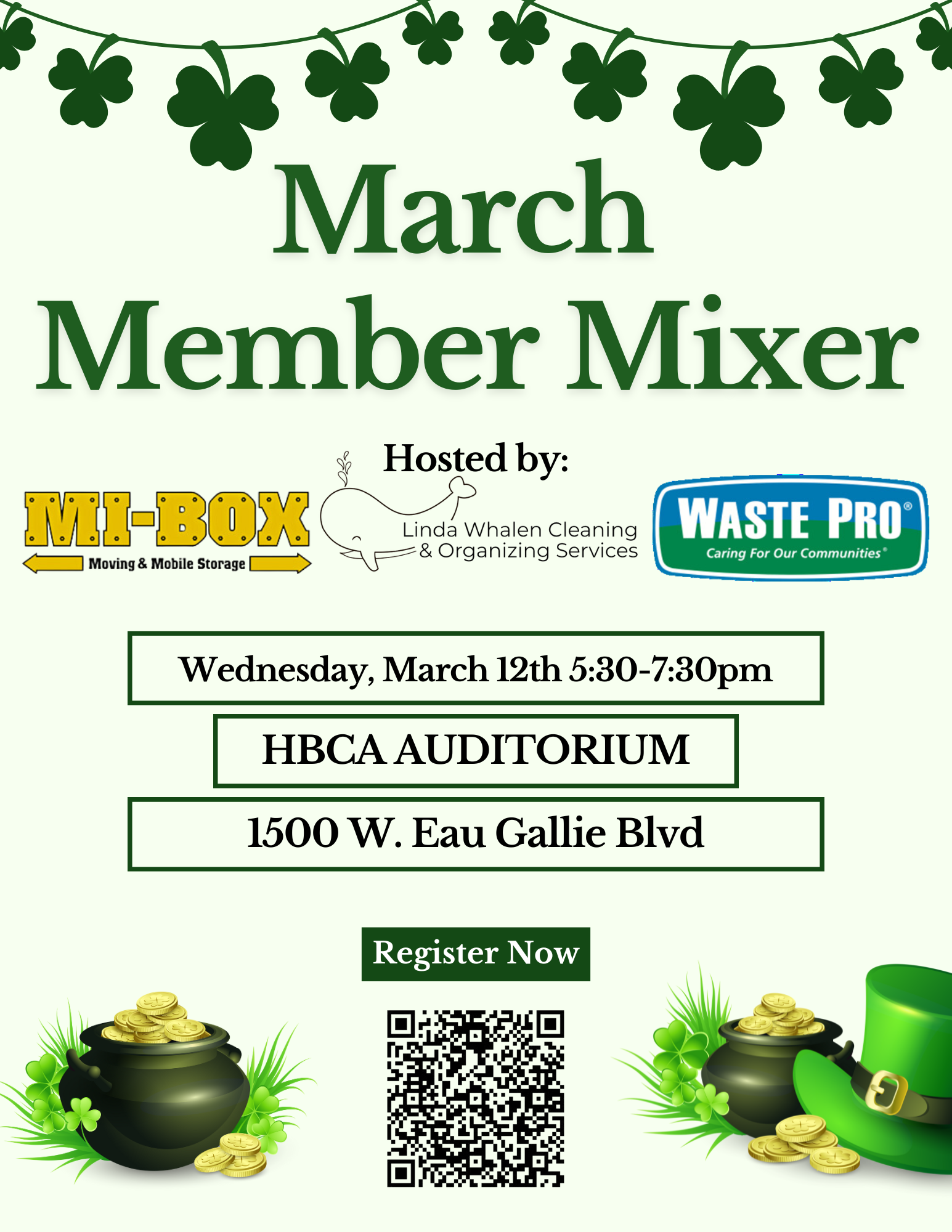 March Member Mixer hosted by MiBox, WastePro & Whalen Cleaning Services ...