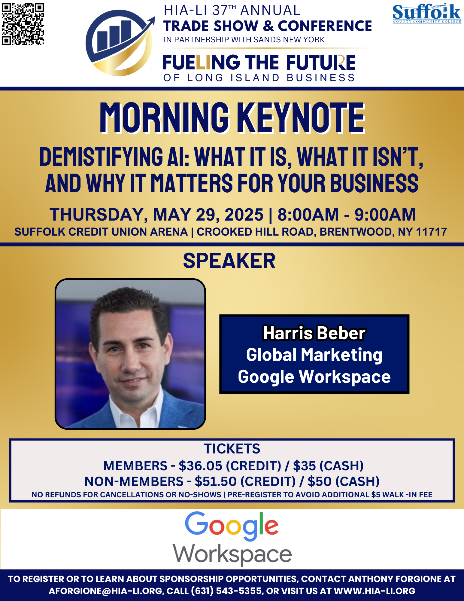 HIA-LI Trade Show Morning Keynote with Google - Event Registration