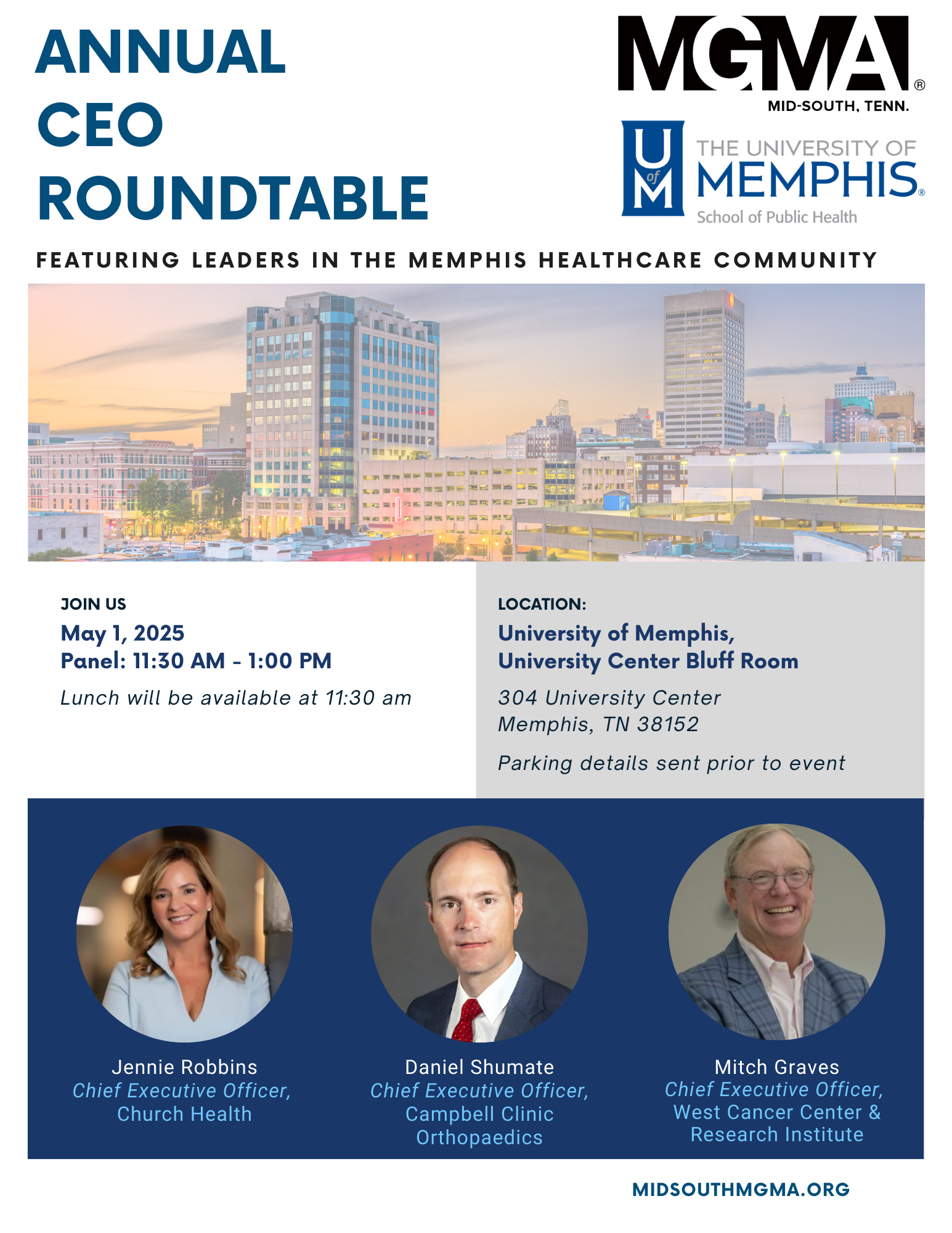 MGMA CEO Rountable - Event Registration