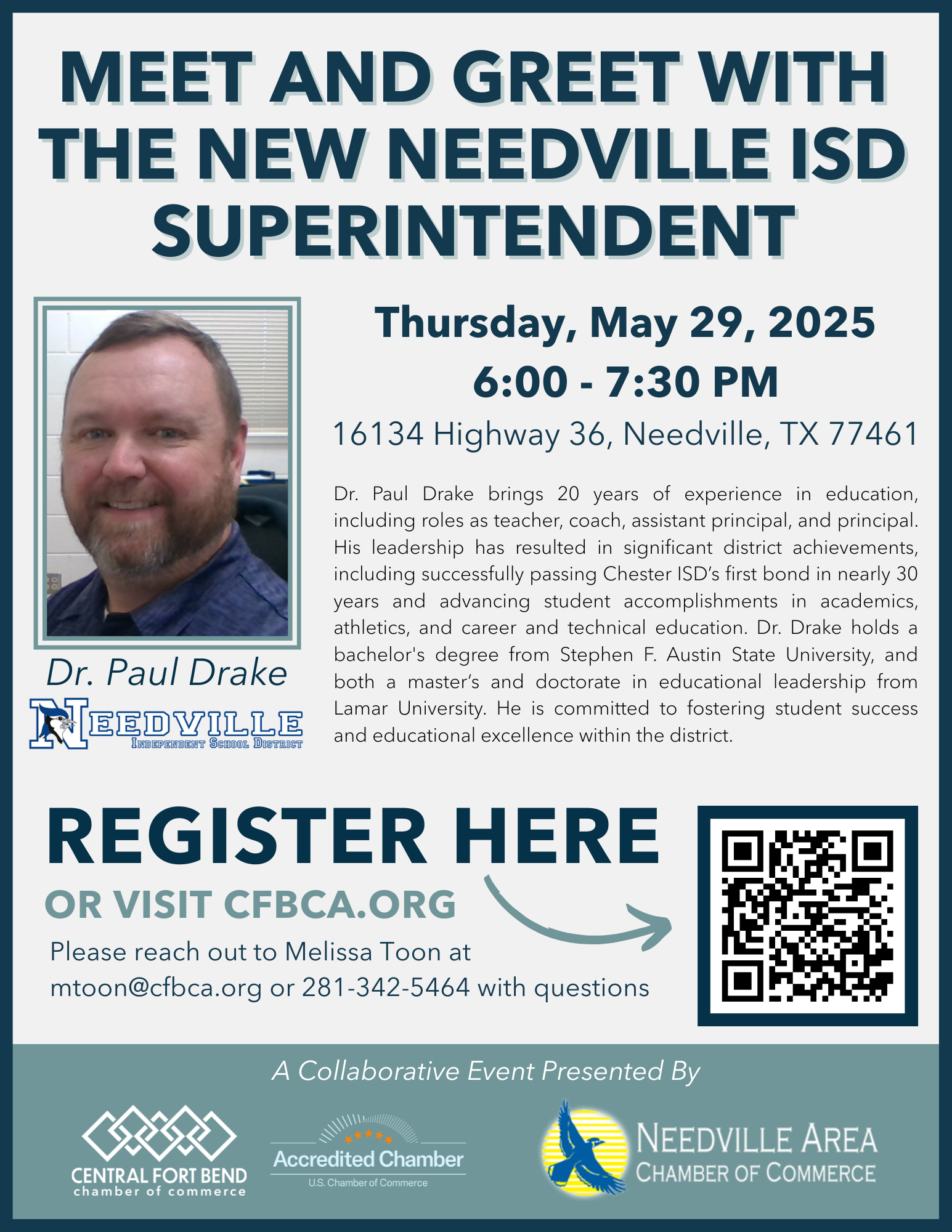 Meet the New Needville ISD Superintendent Directory Sidebar Ads ...