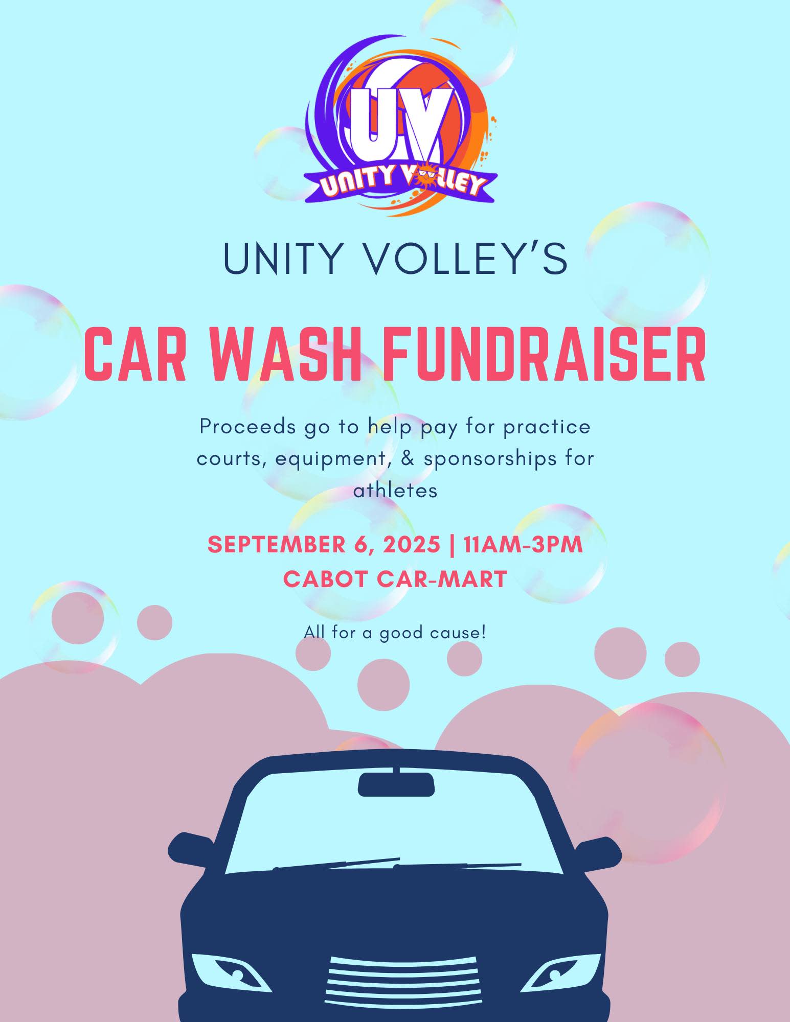 Unity Volley: Car Wash Fundraiser - Cabot Chamber of Commerce