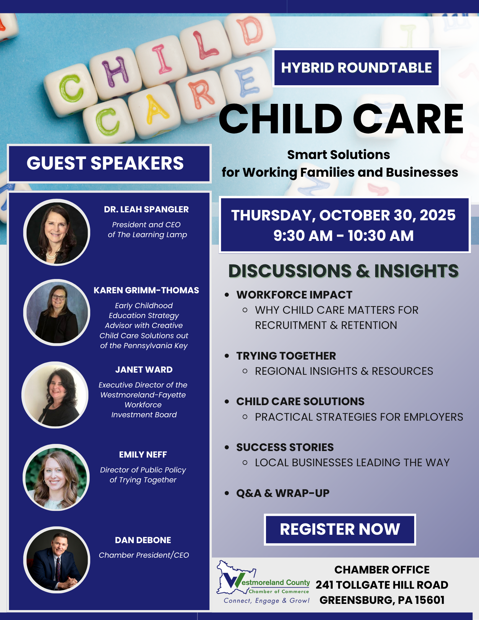 Child Care - Smart Solutions for Working Families and Businesses - Westmoreland County Chamber