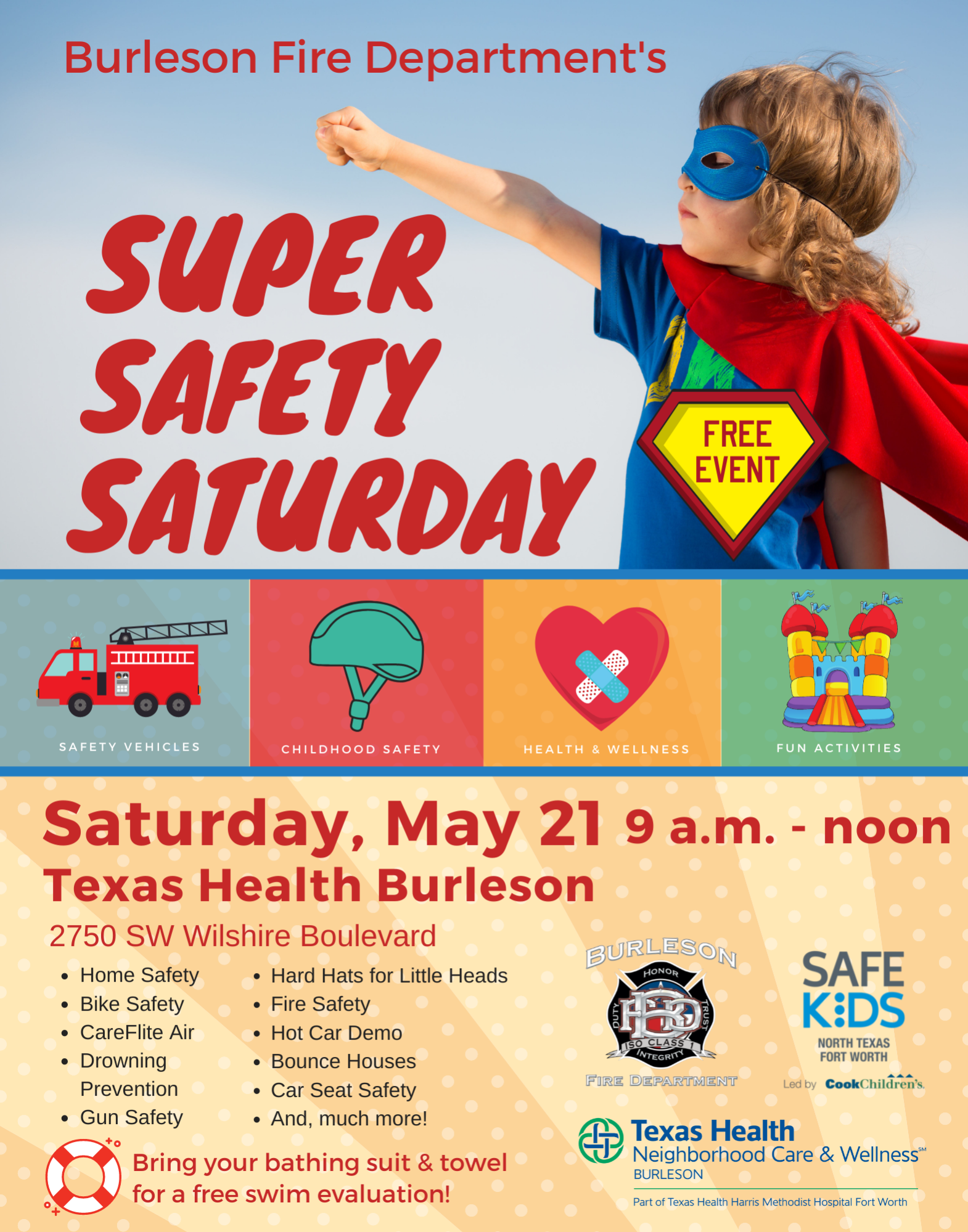 Super Safety Saturday - Burleson Area Chamber of Commerce - TX