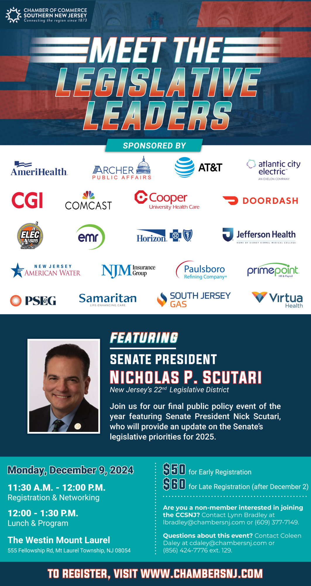 Meet the Legislative Leaders Featuring Senate President Nicholas P ...