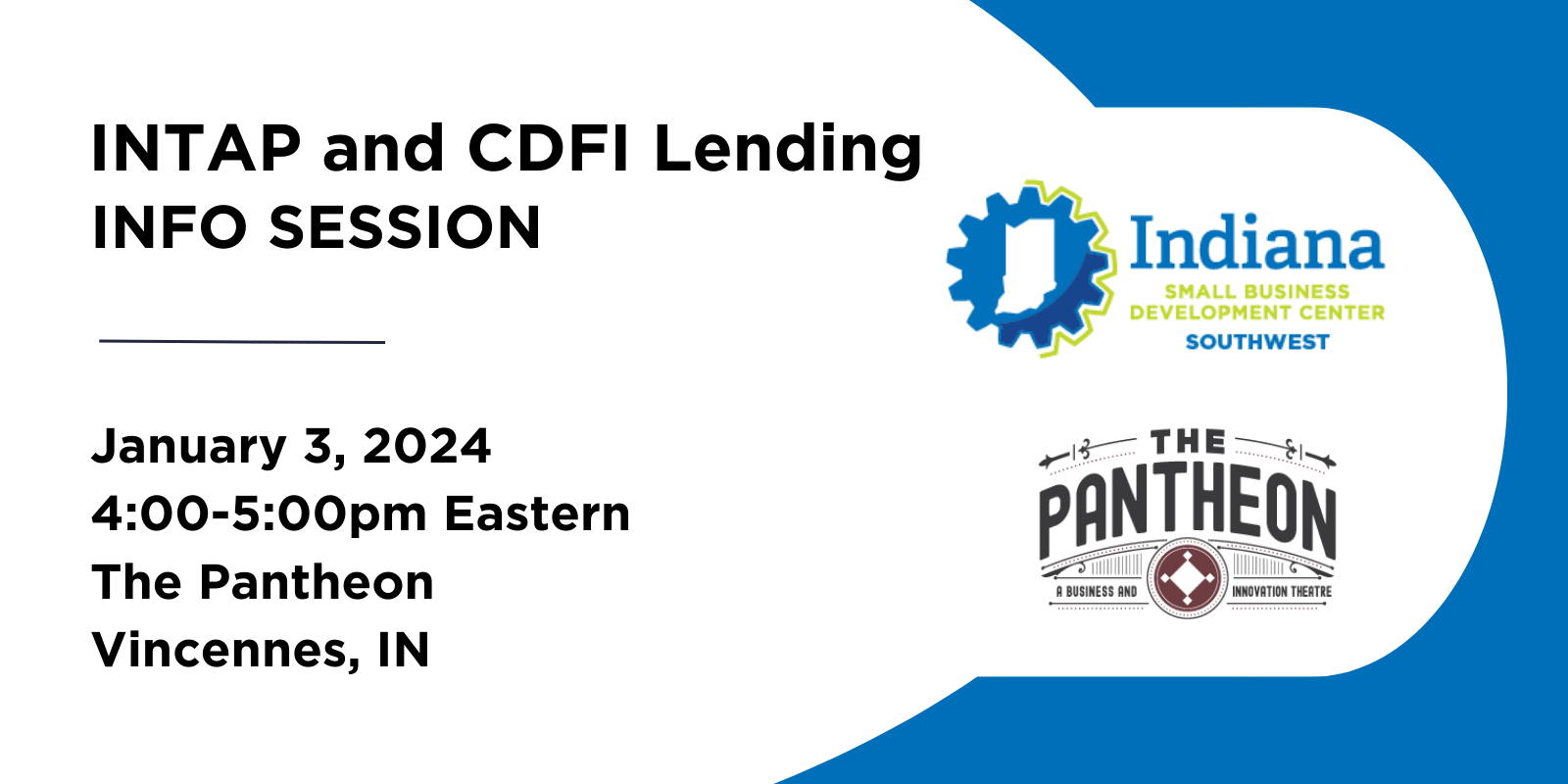 Knox County - INTAP & CDFI Lending Info Session (In Person Only) - Evansville Regional Economic ...