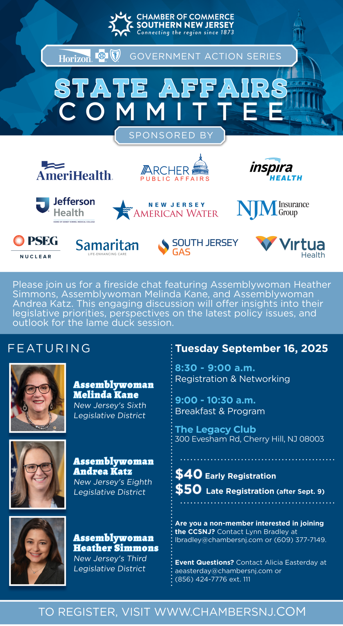 State Affairs Committee - Event Registration