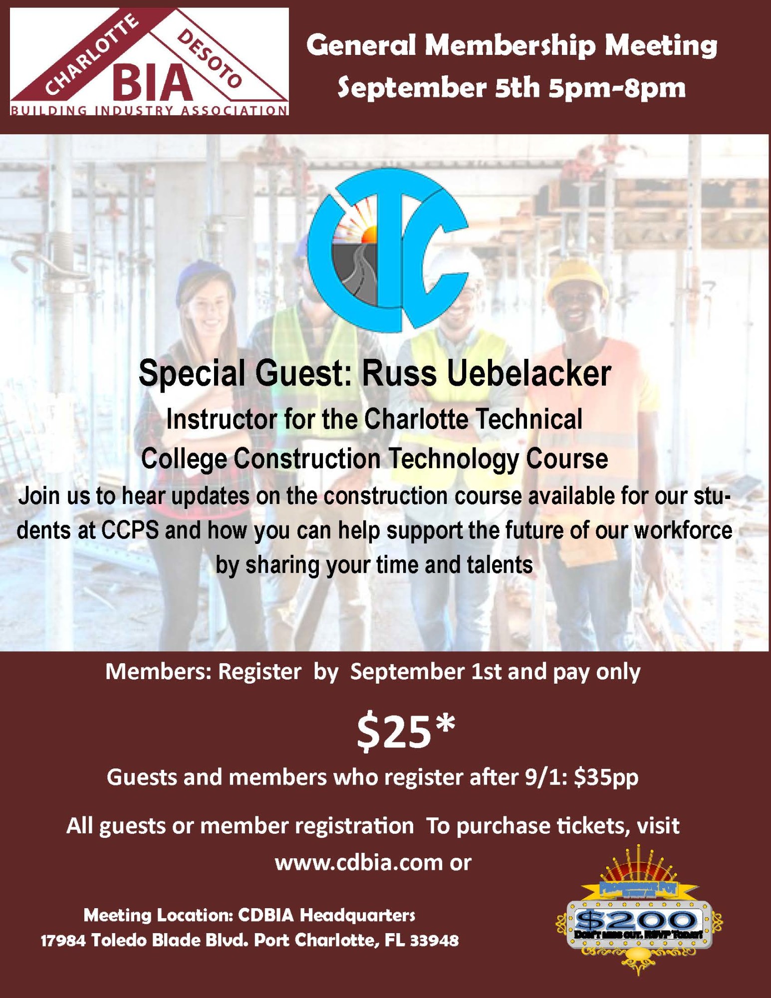 September GMM: Guest Speaker CTC Construction Instructor Russ ...