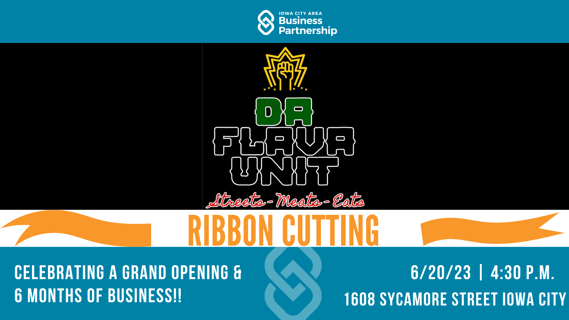 Ribbon Cutting- Da Flava Unit Event Calendar - Greater Iowa City, Inc.
